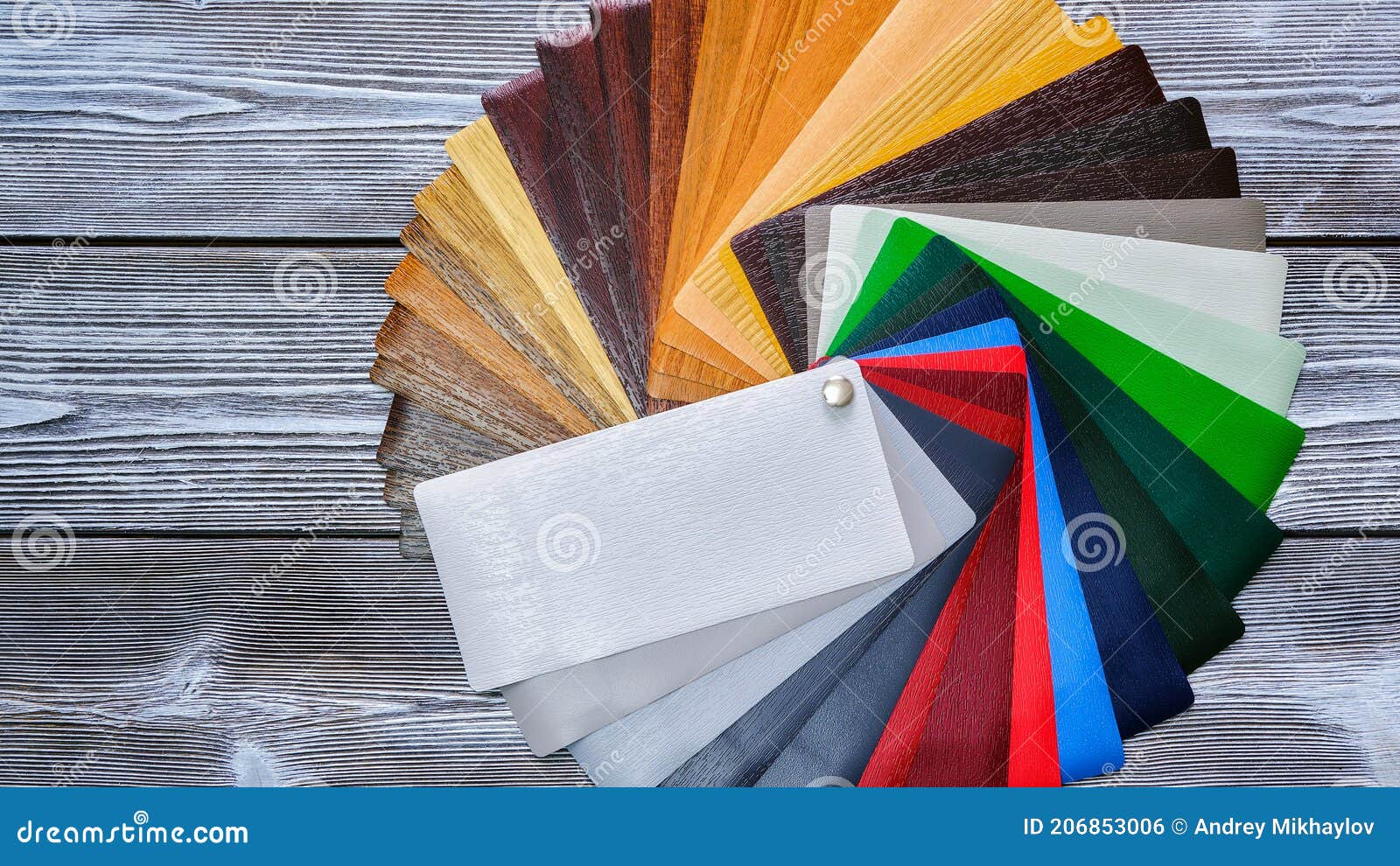 The Picture with the Colour Samples of Laminated Films for the Banner ...