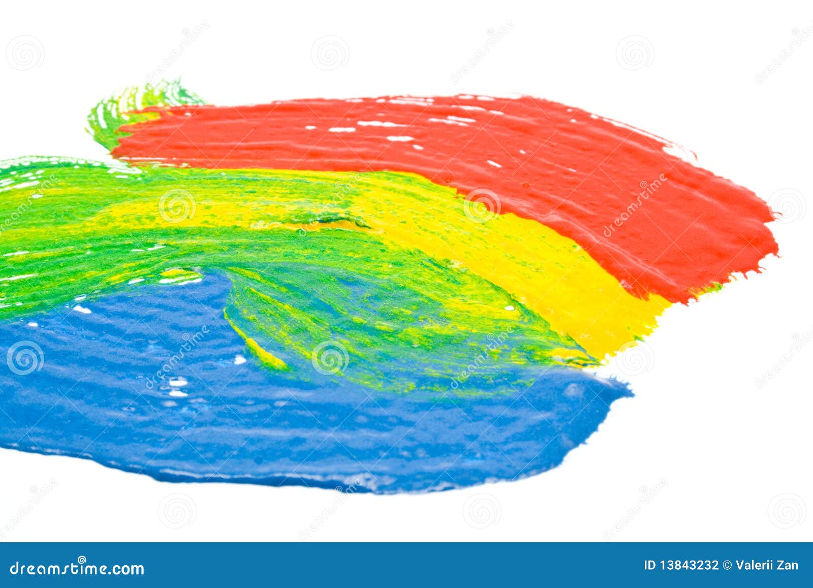 Picture With The Coloured Paints Stock Photo - Image of drawing ...