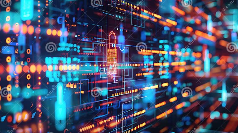 Picture of Complex Security Guard System To Protect Dangerous Hacking ...