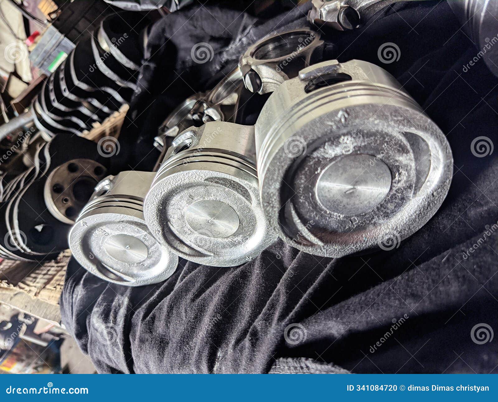 This is a Picture of a Component in a Car Engine, Piston, Crankshaft ...