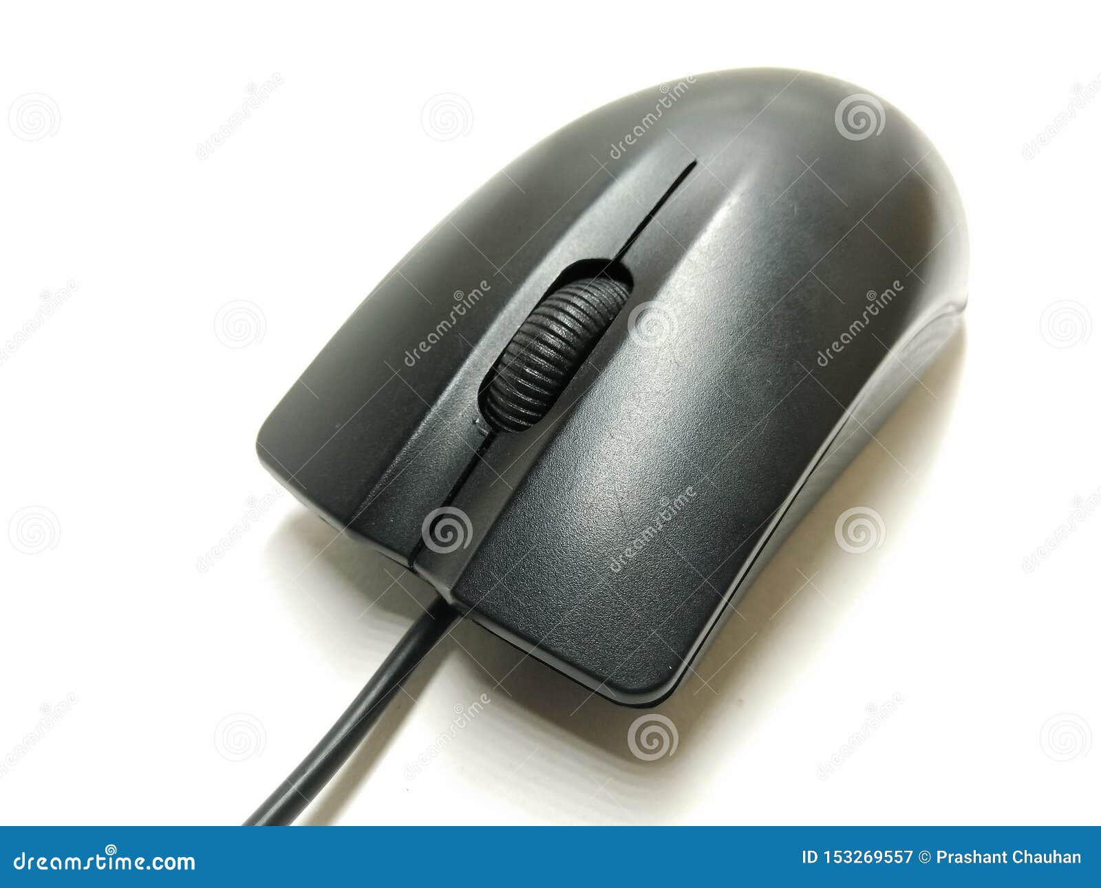 A Picture of Computer Mouse on a White Background , Stock Image - Image ...