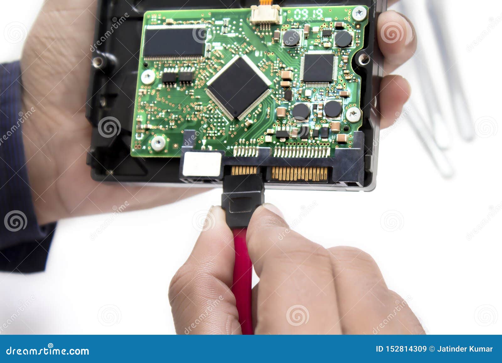 Picture of Computer Technician. Stock Image - Image of closeup ...