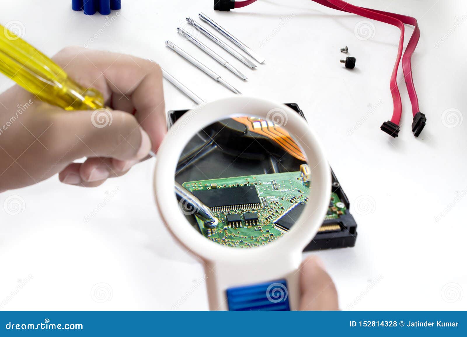 Picture of Computer Technician. Stock Photo - Image of caucasian ...