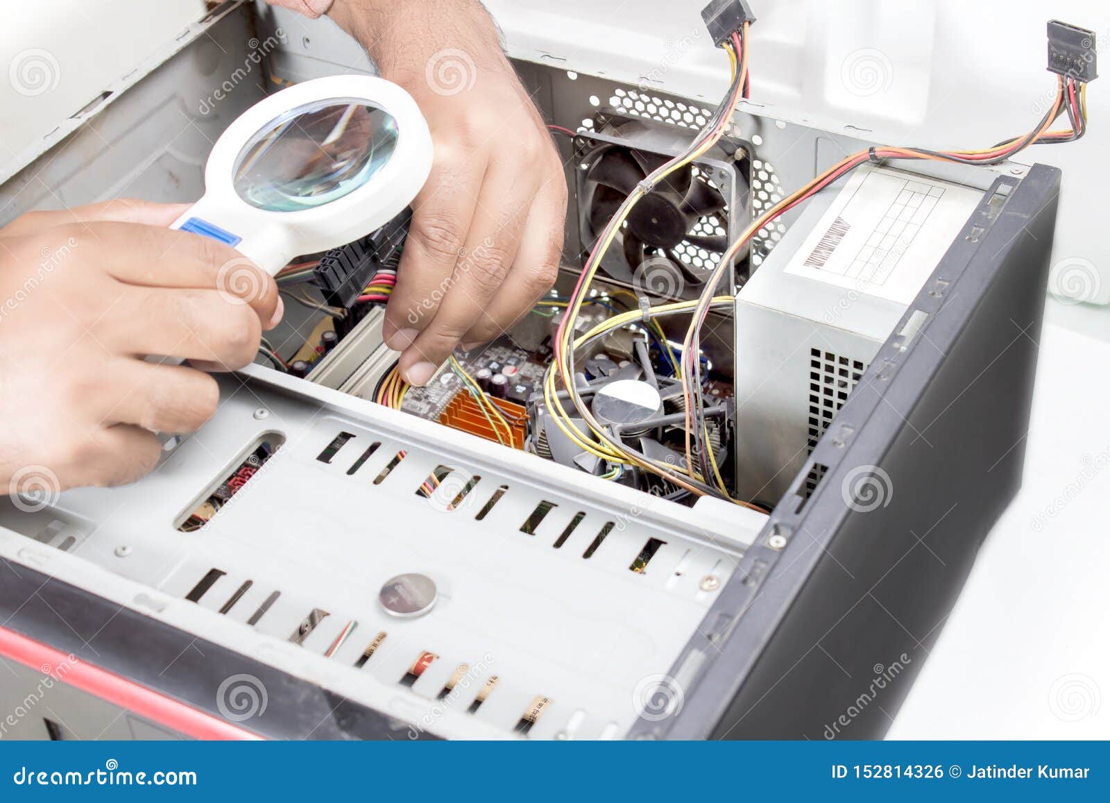 Picture of Computer Technician. Stock Photo - Image of collection ...