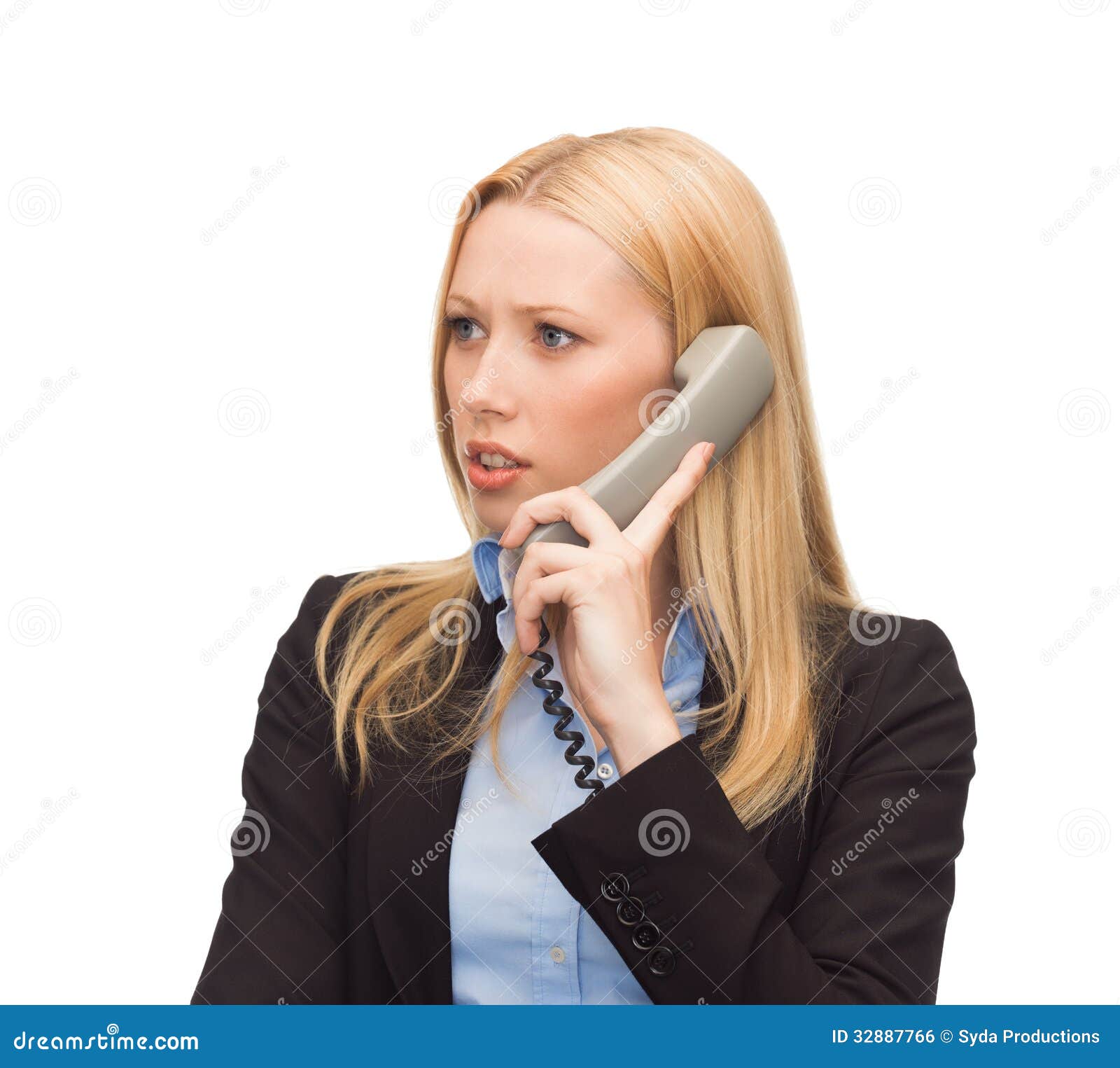 Picture of Confused Woman with Phone Stock Photo - Image of ...