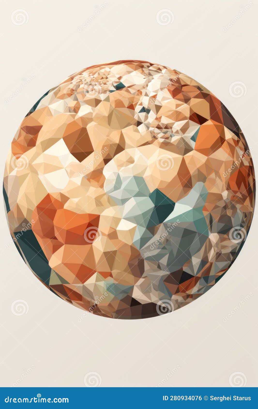 A Picture of a Doughnut Made of Geometric Shapes. Generative AI Image ...