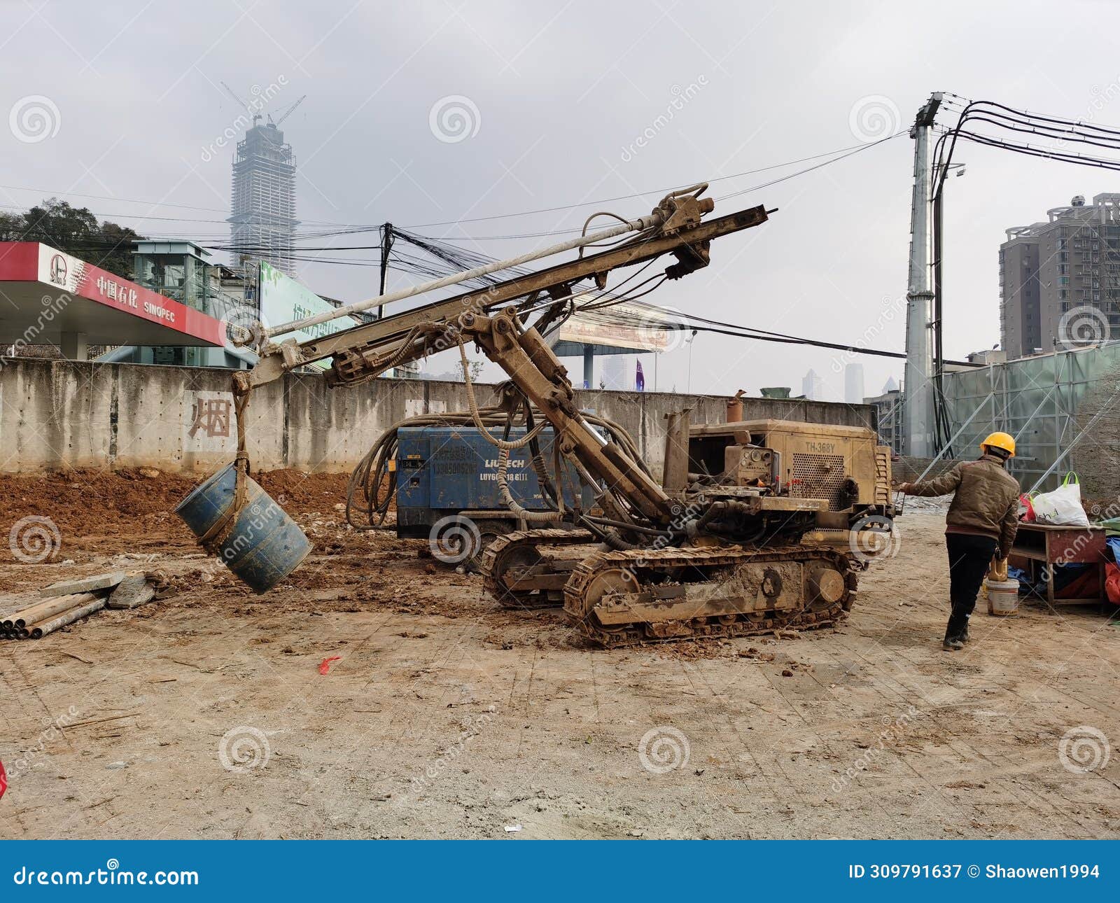 Earthwork Activity Construction Site Editorial Photography - Image of ...