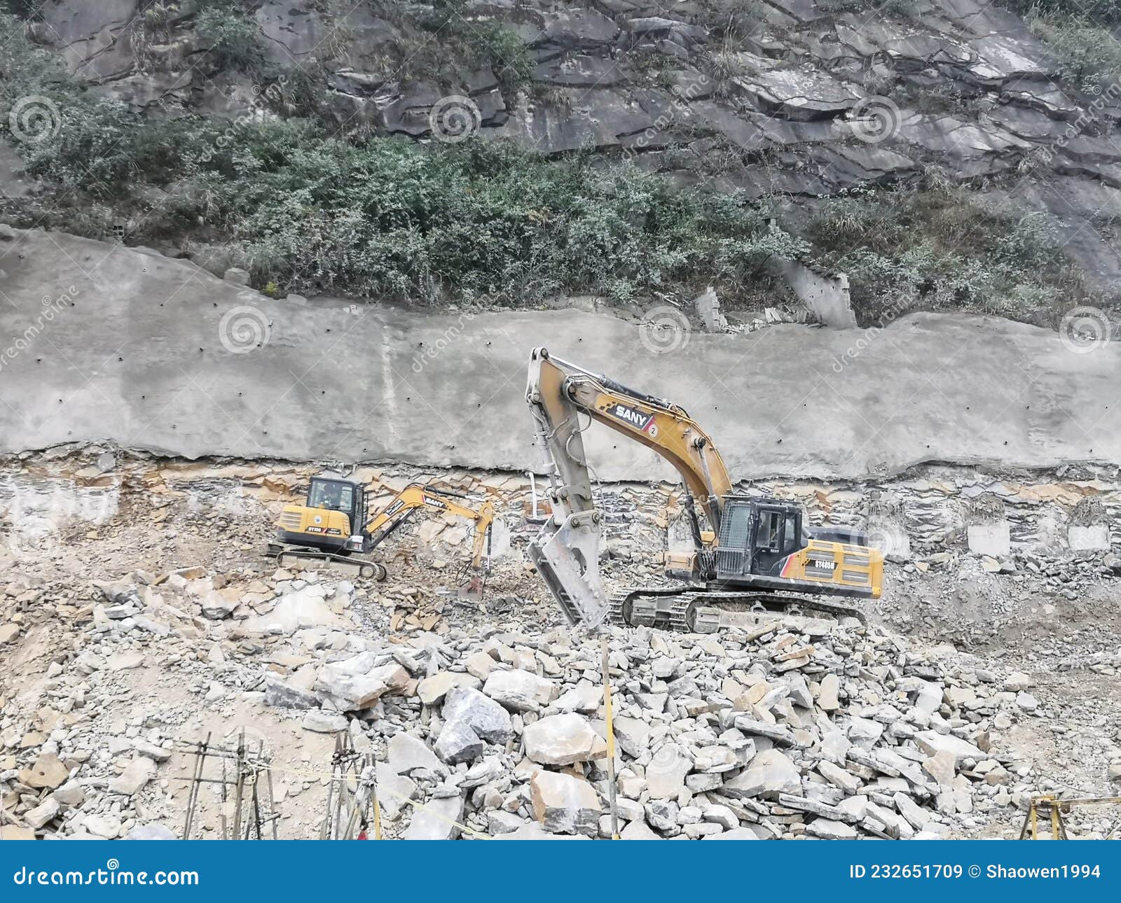 Picture of Earthwork Activity Construction Site Editorial Stock Image ...