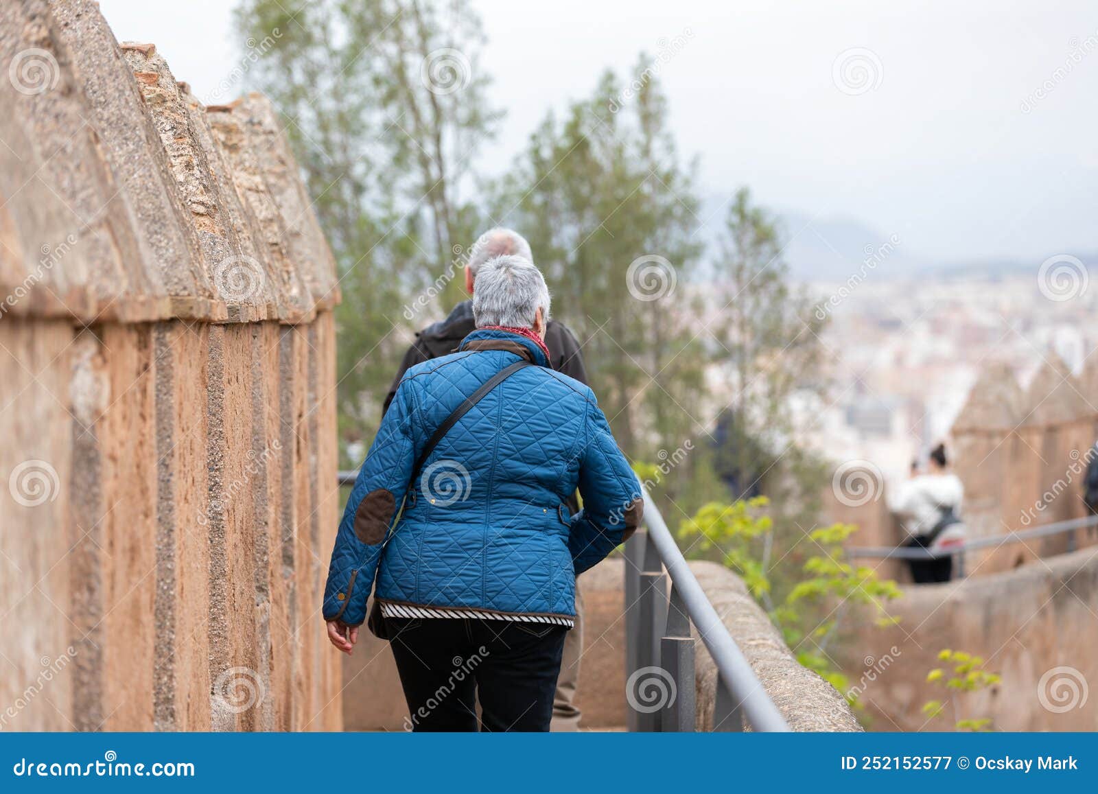 Elderly resting outdoor stock image. Image of older - 252152577