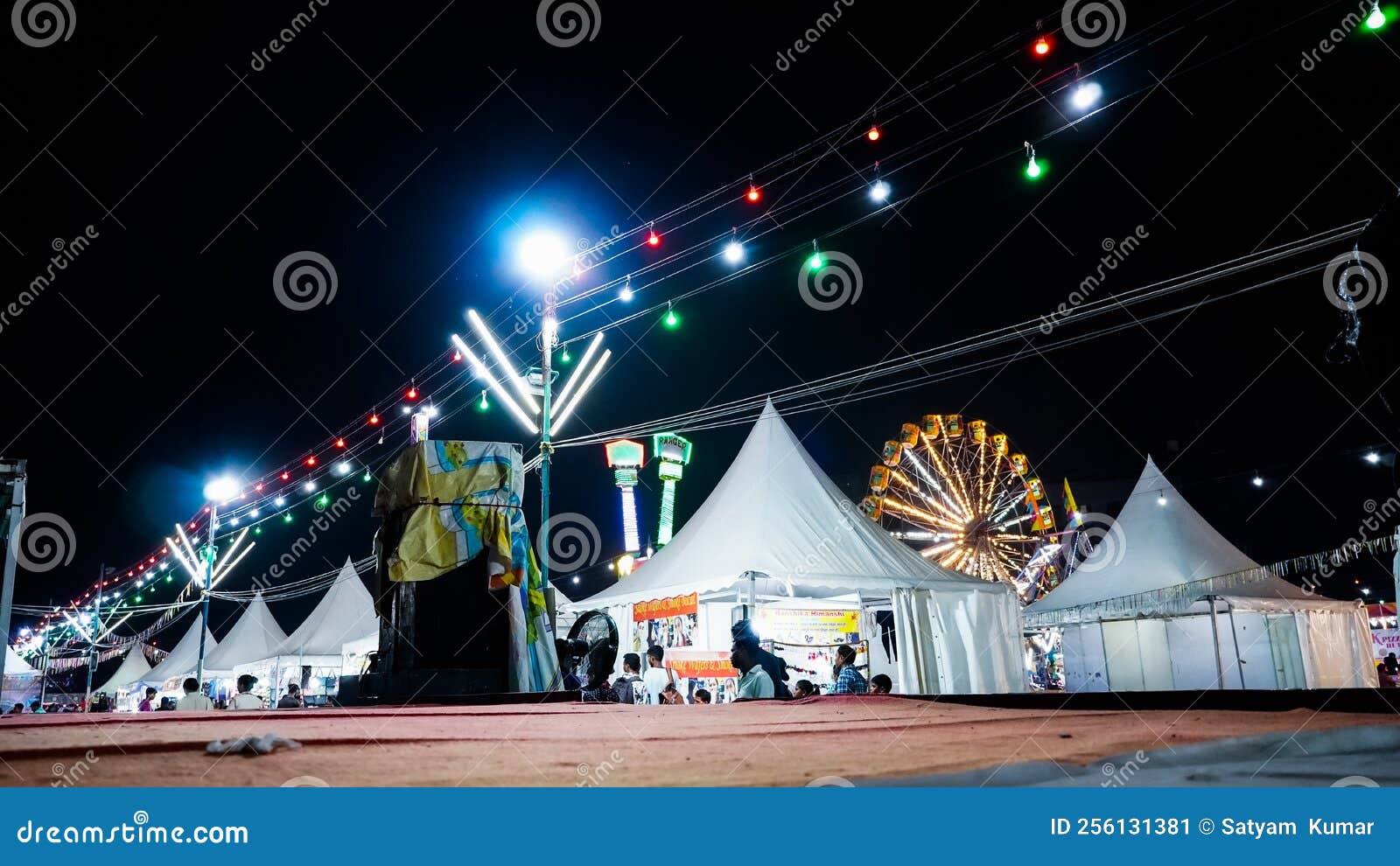 Picture of Fair Event in a Big Field Editorial Photo - Image of ...