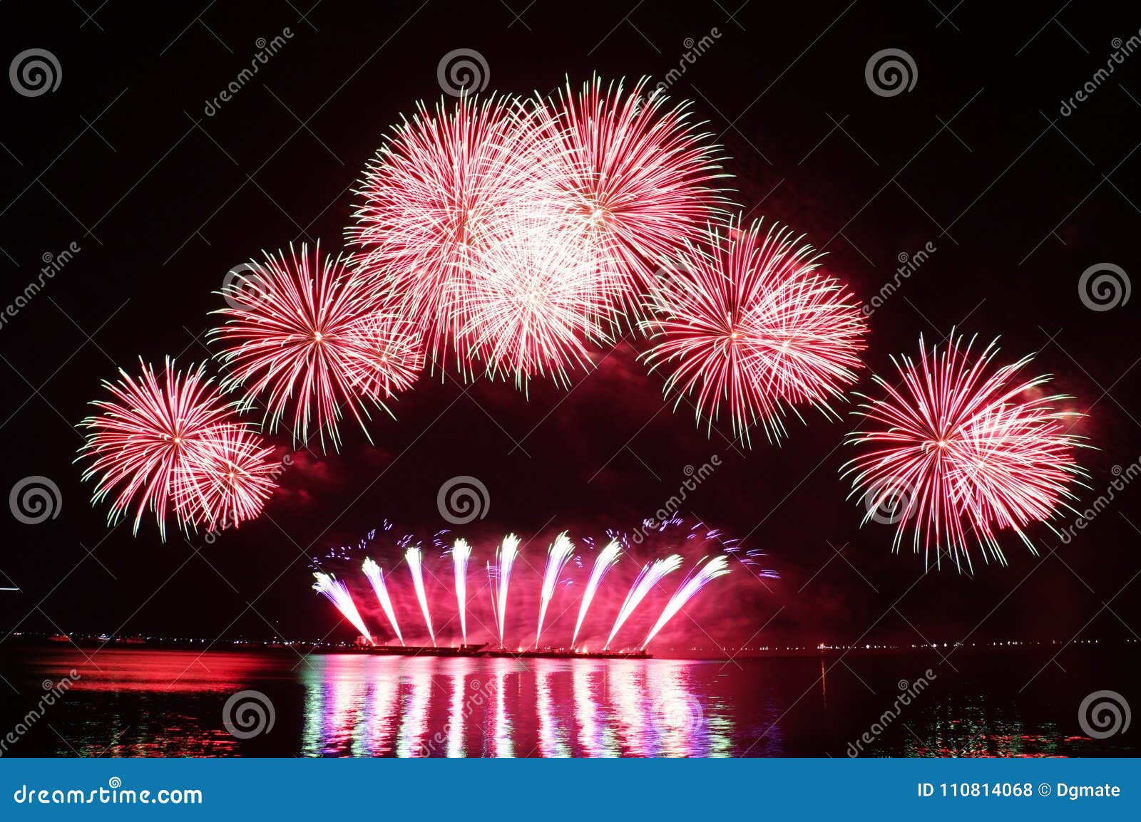 Fireworks bursting stock photo. Image of explosion, event - 110814068
