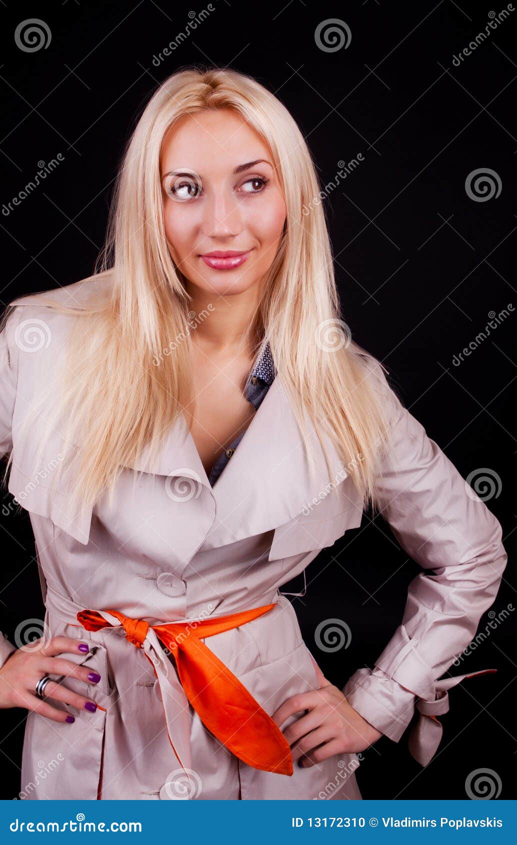 Picture of flirty woman stock photo. Image of business - 13172310