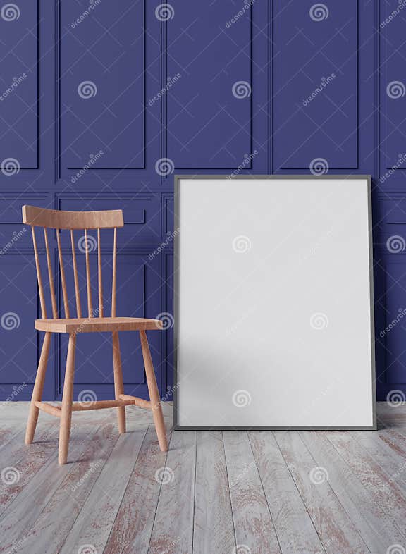 Picture frame 3d render stock illustration. Illustration of border ...