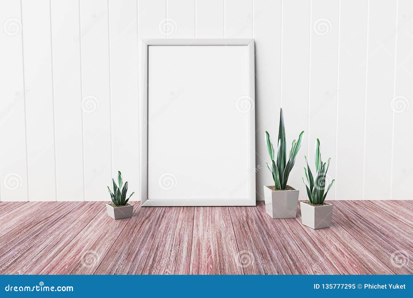 Picture frame 3d render stock illustration. Illustration of idea ...