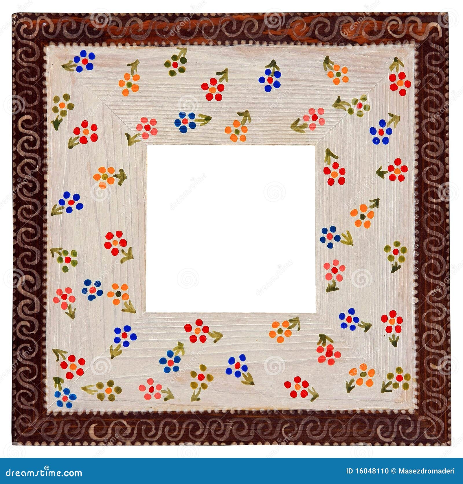 Picture frame - handmade stock photo. Image of floral - 16048110