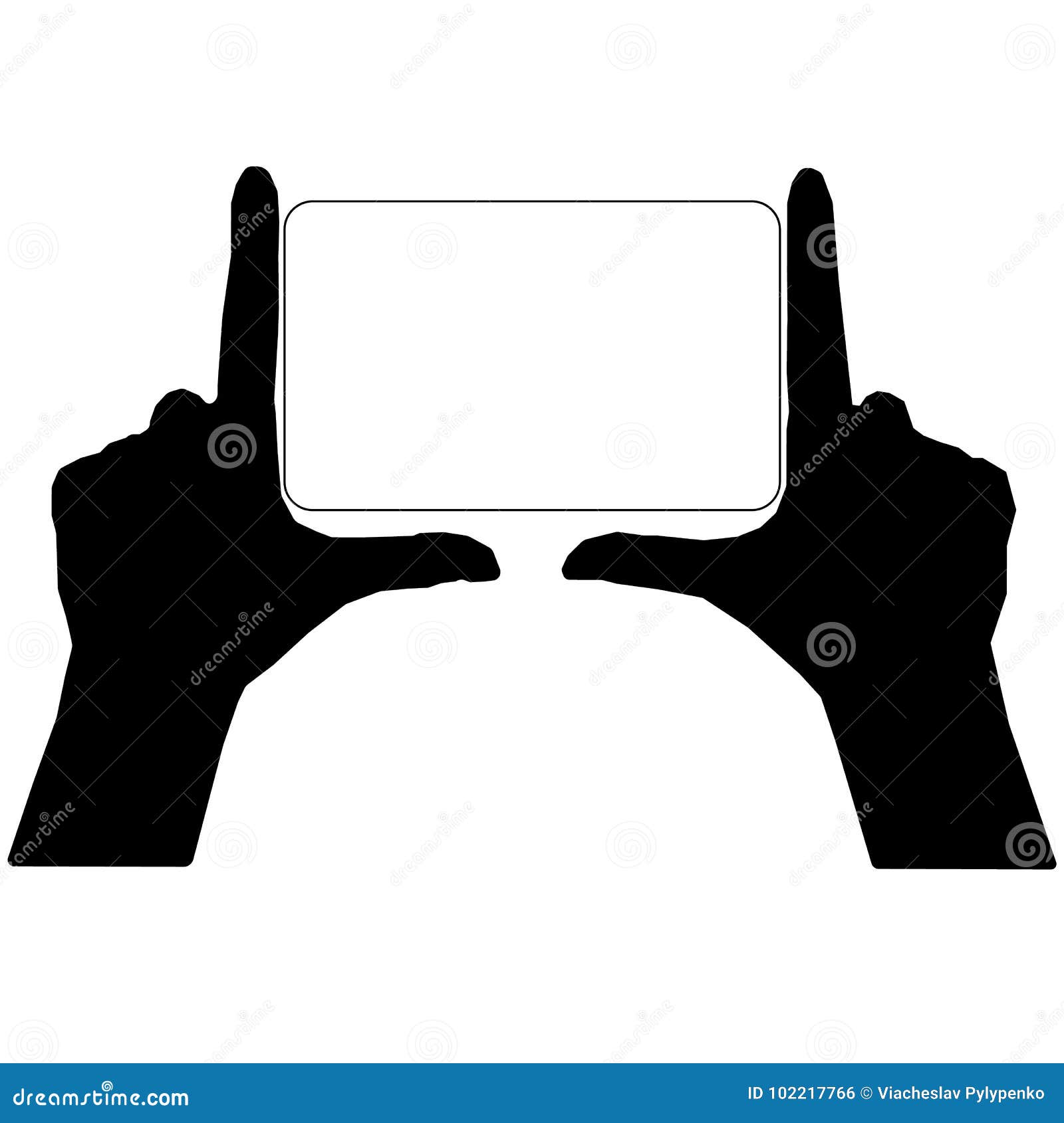 Vector Image of Frame from Hands Stock Vector - Illustration of fingers ...
