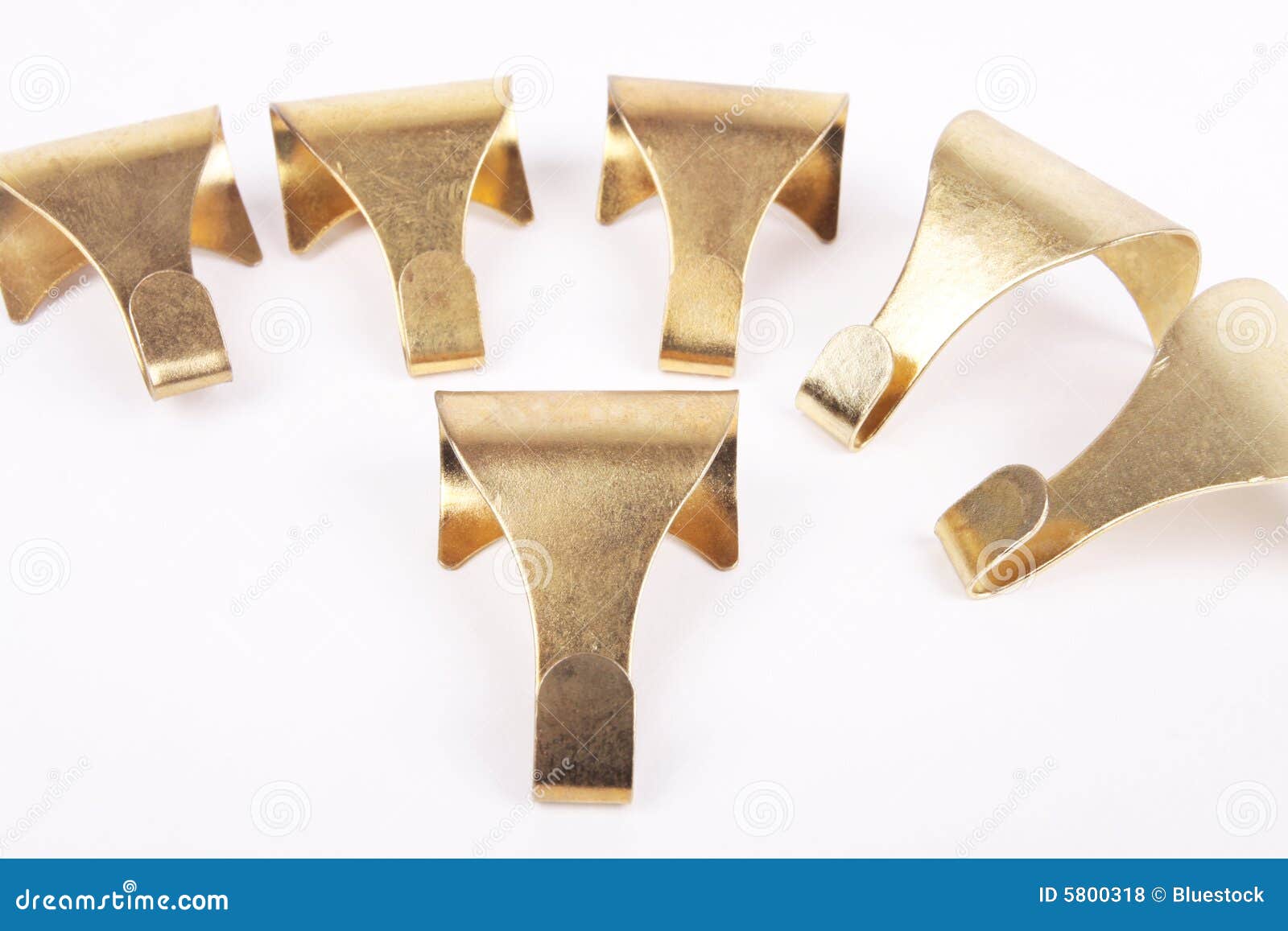 Picture frame hooks stock photo. Image of isolated, hangers - 5800318