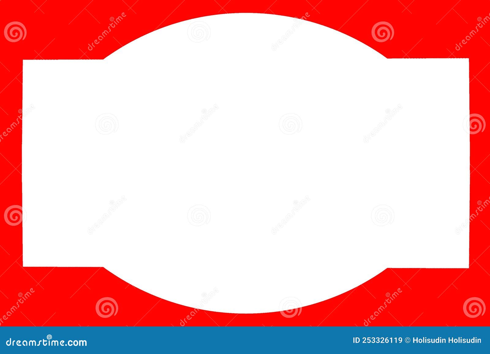 Picture Frame Illustrator Red and White Stock Illustration ...