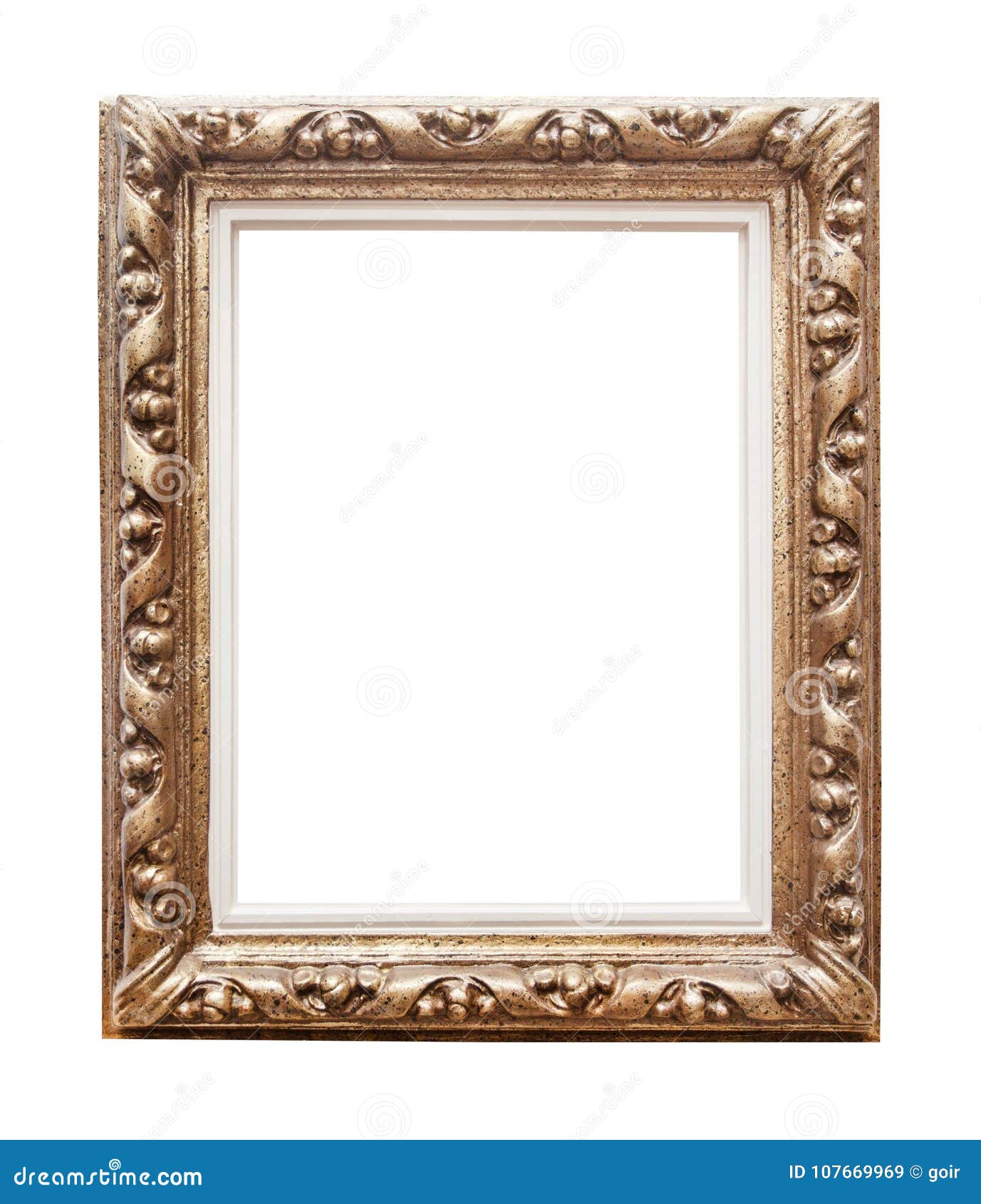 Picture frame isolated stock image. Image of frame, baroque - 107669969
