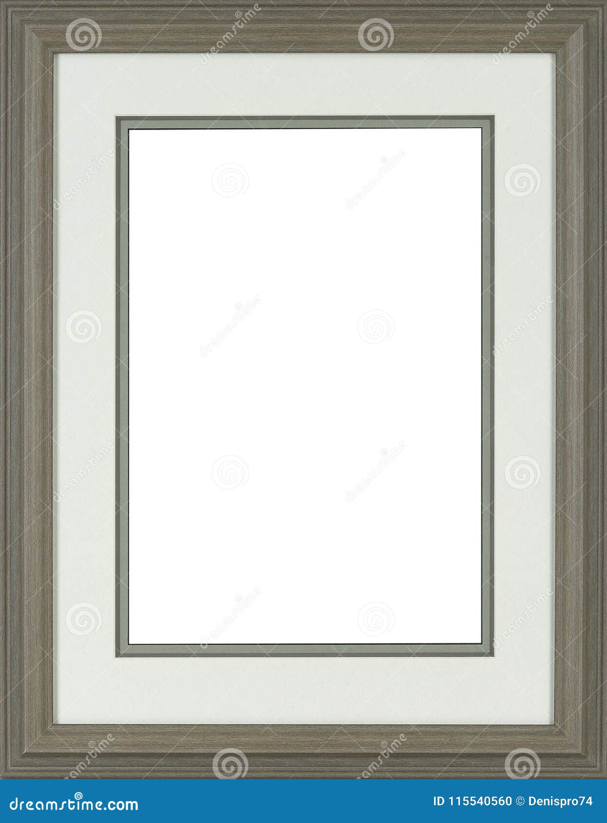 Picture Frame Isolated on White Stock Photo - Image of gilt, decorating ...