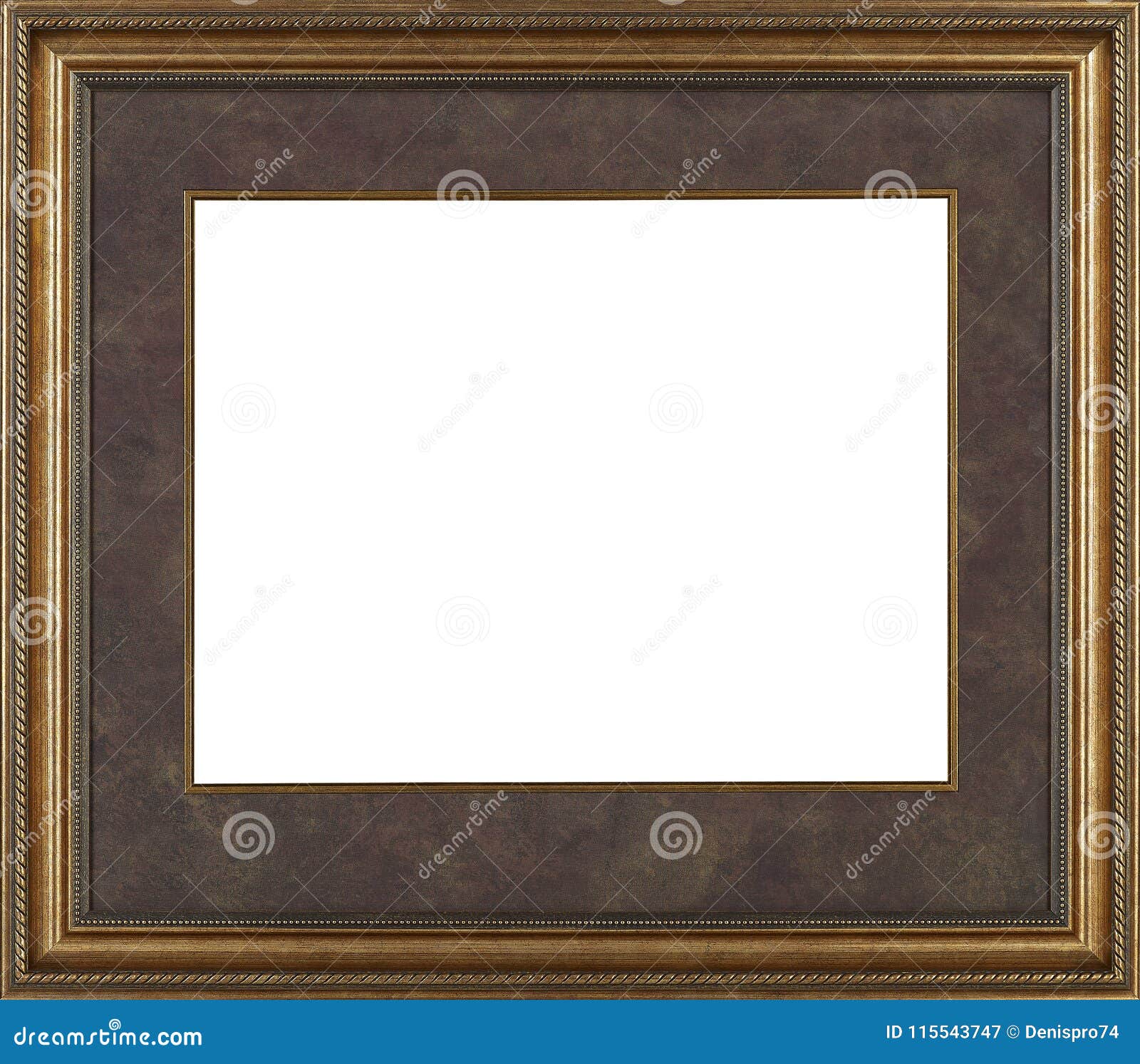 Picture Frame Isolated on White Stock Image - Image of beautiful ...