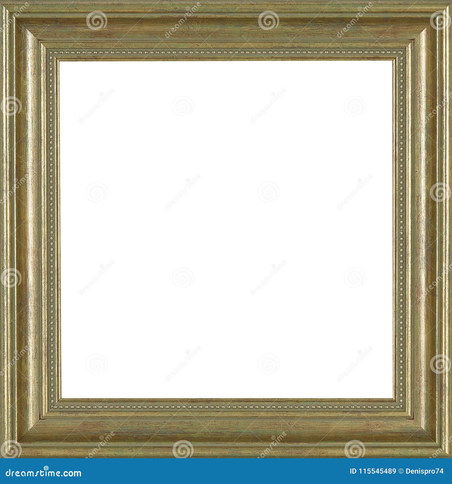 Picture Frame Isolated on White Stock Image - Image of framework ...