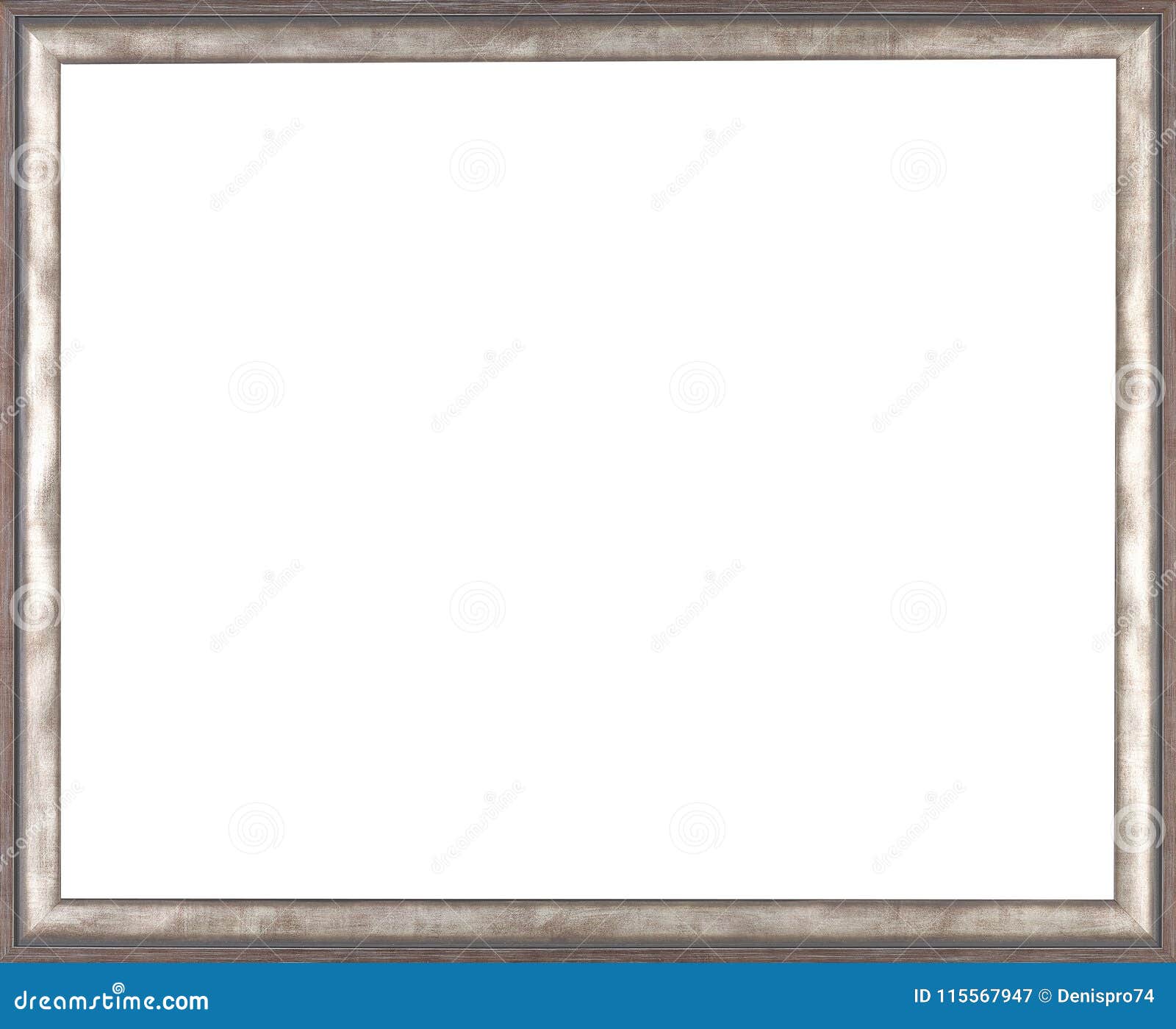 Picture Frame Isolated on White Stock Image - Image of frames, gilt ...