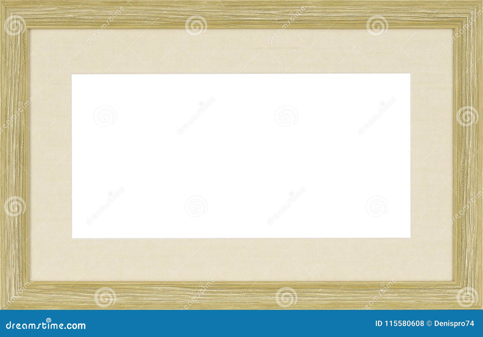 Picture Frame Isolated on White Stock Photo - Image of decorative ...