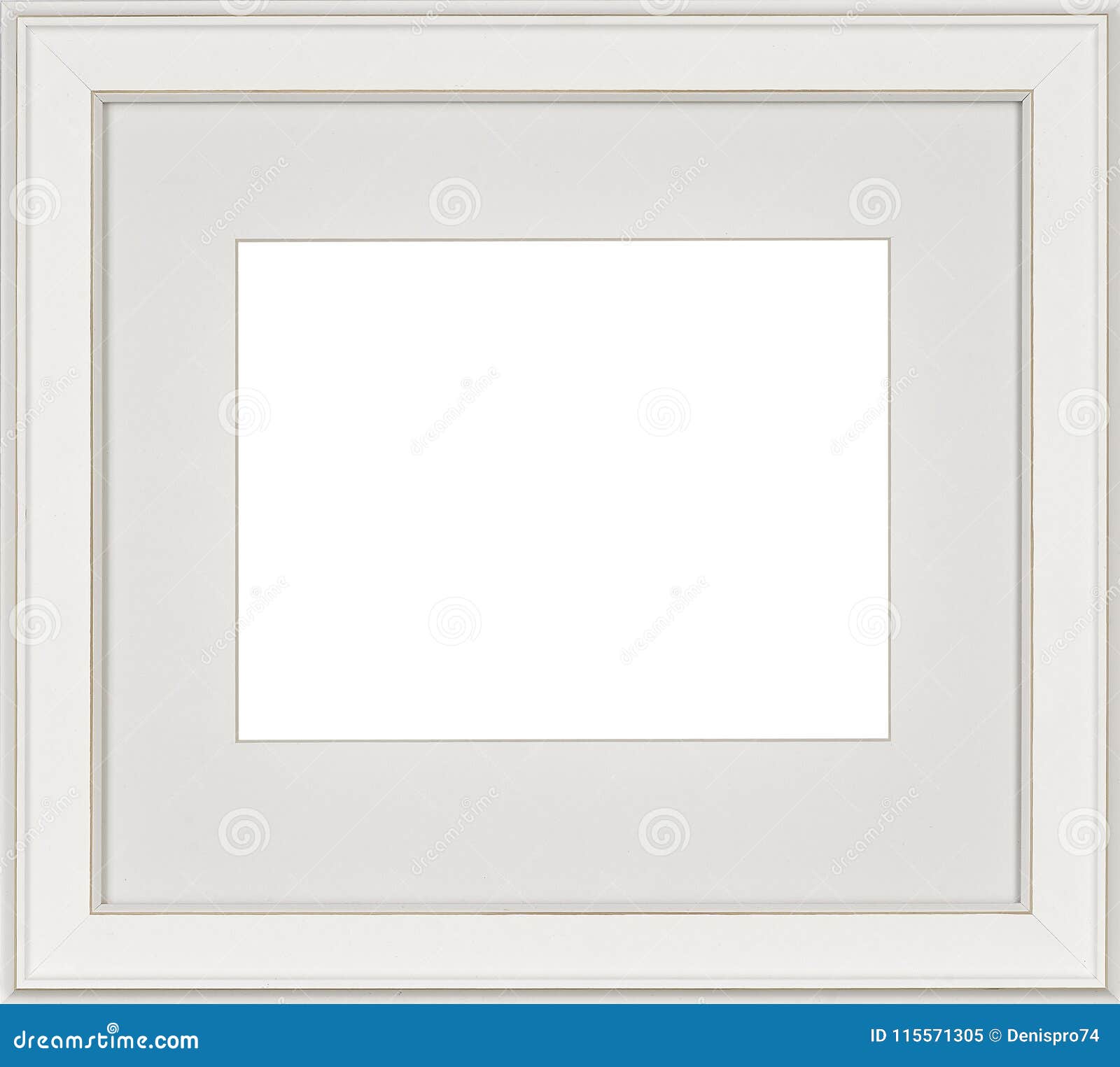 Picture Frame Isolated on White Stock Image - Image of album, framework ...