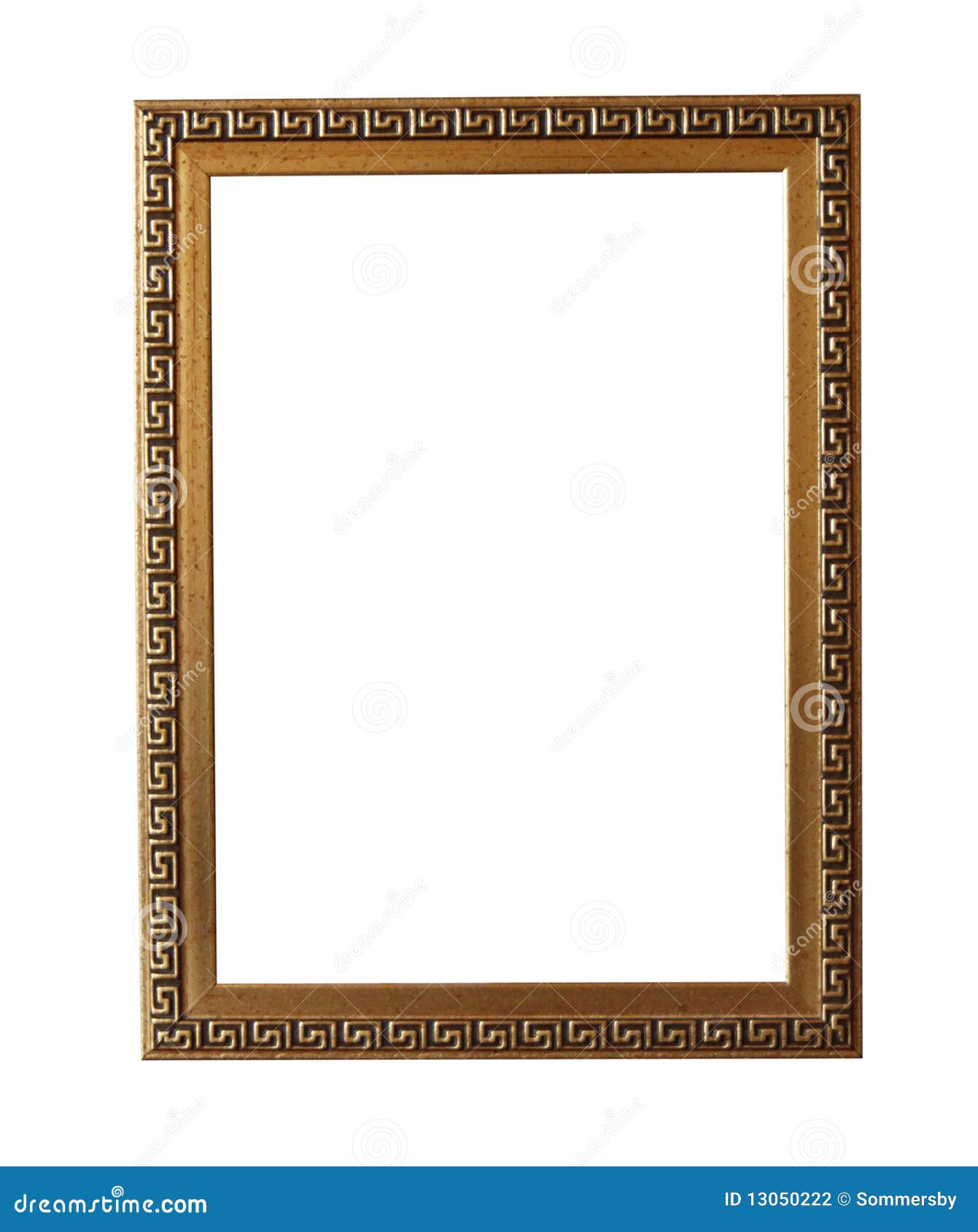 Picture frame with meander stock photo. Image of design - 13050222