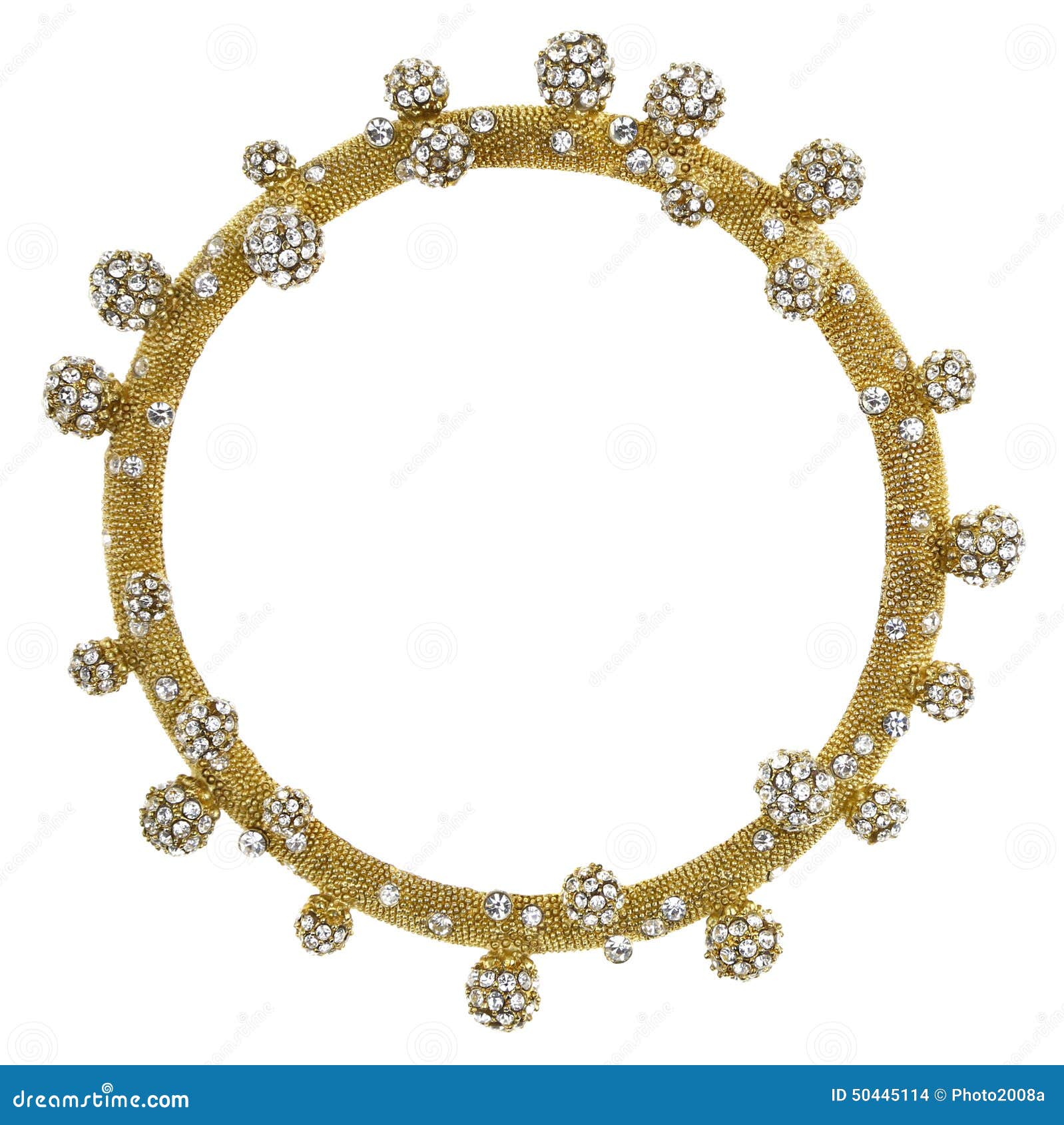 Picture Frame stock photo. Image of golden, round, border - 50445114