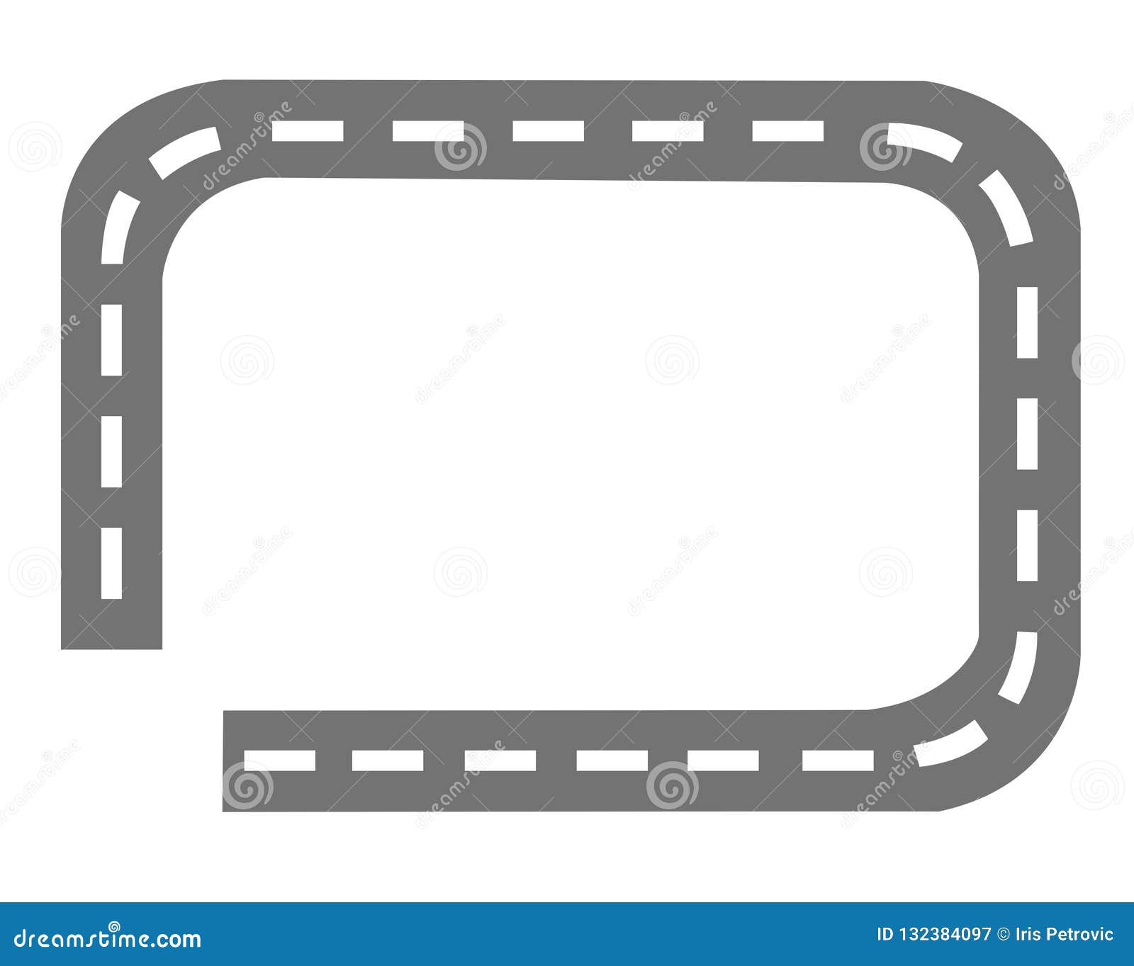 Frame - road stock illustration. Illustration of beginning - 132384097