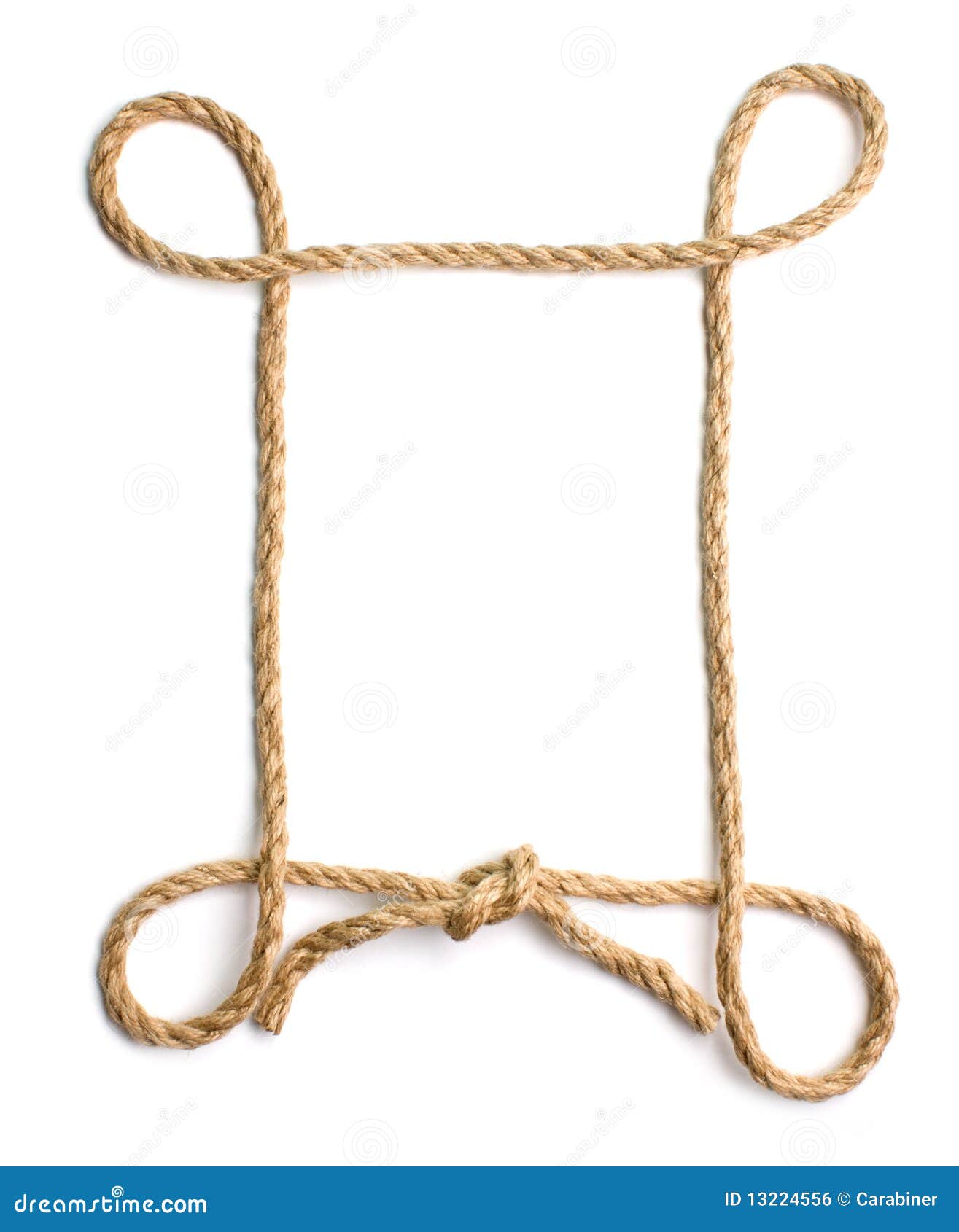 Picture frame of rope stock photo. Image of striped, sport - 13224556