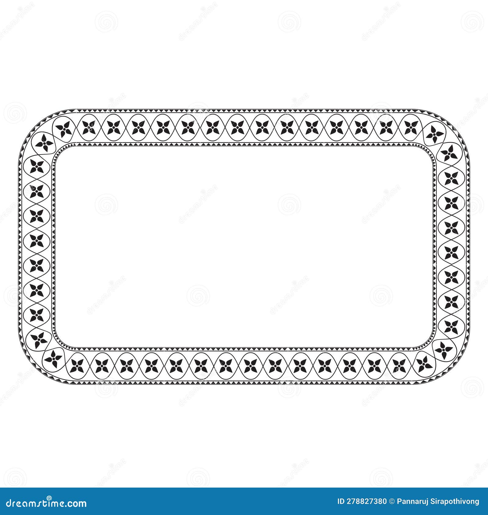 Picture Frame Rounded Rectangle Stock Vector - Illustration of formal ...