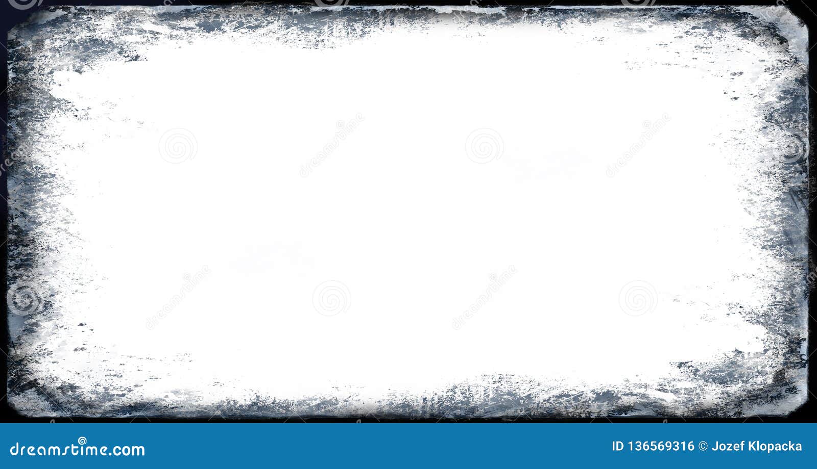 Picture Frame with Rustical Scratched Structural Pattern. Stock ...