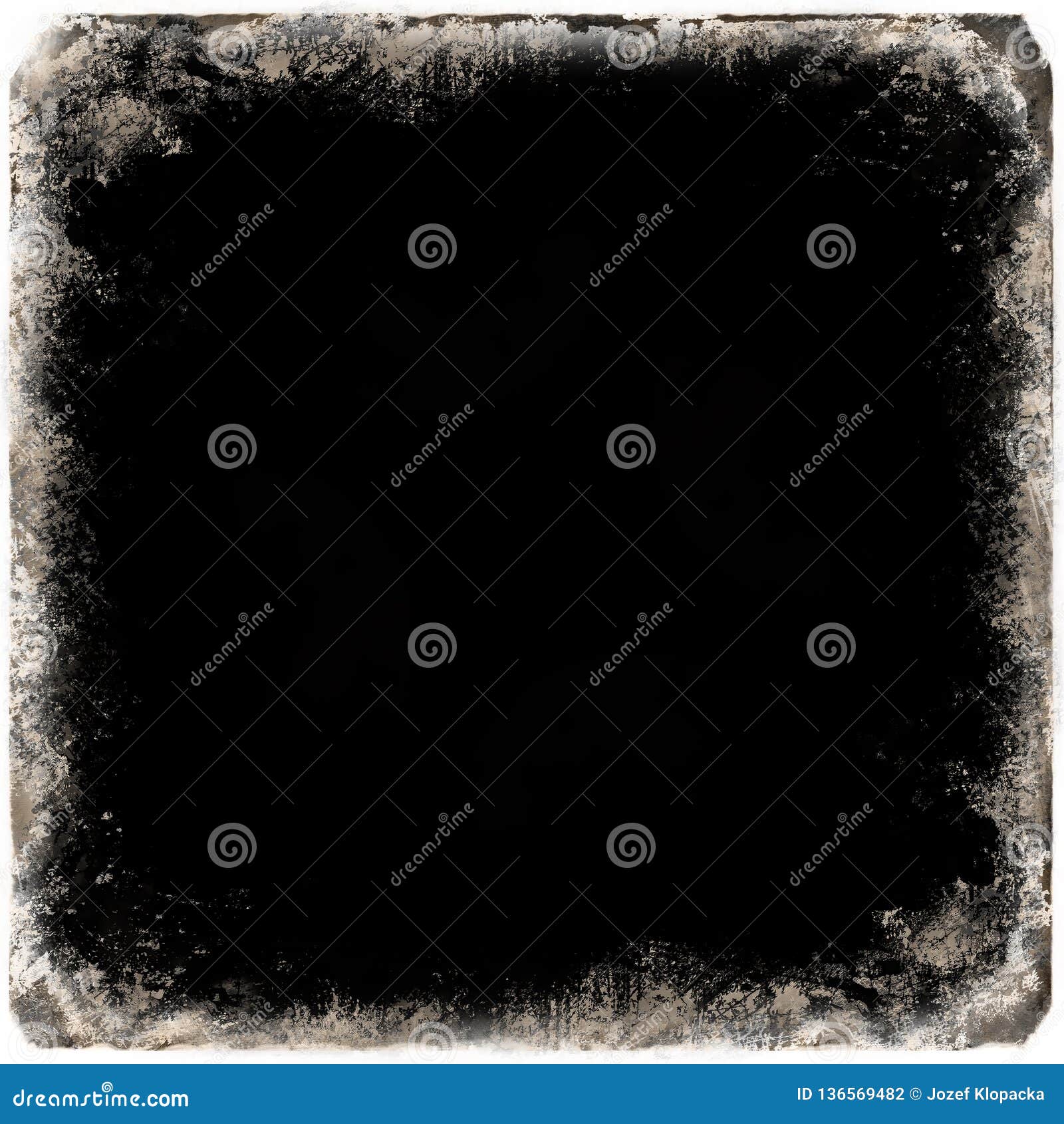 Picture Frame with Rustical Scratched Structural Pattern. Stock ...