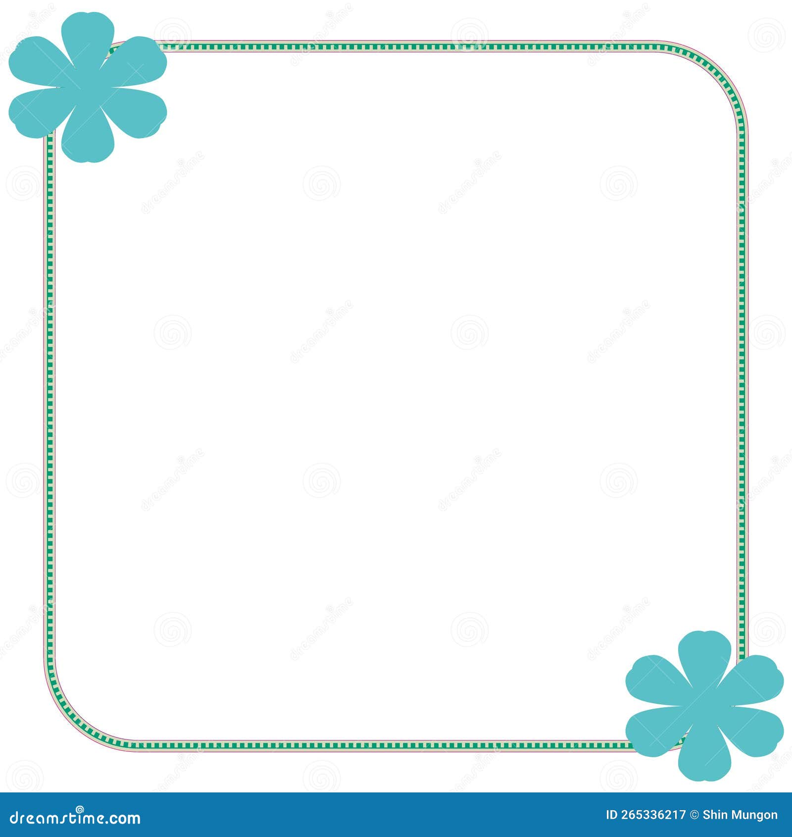 Picture Frame with Shapes and Frames Stock Illustration - Illustration ...
