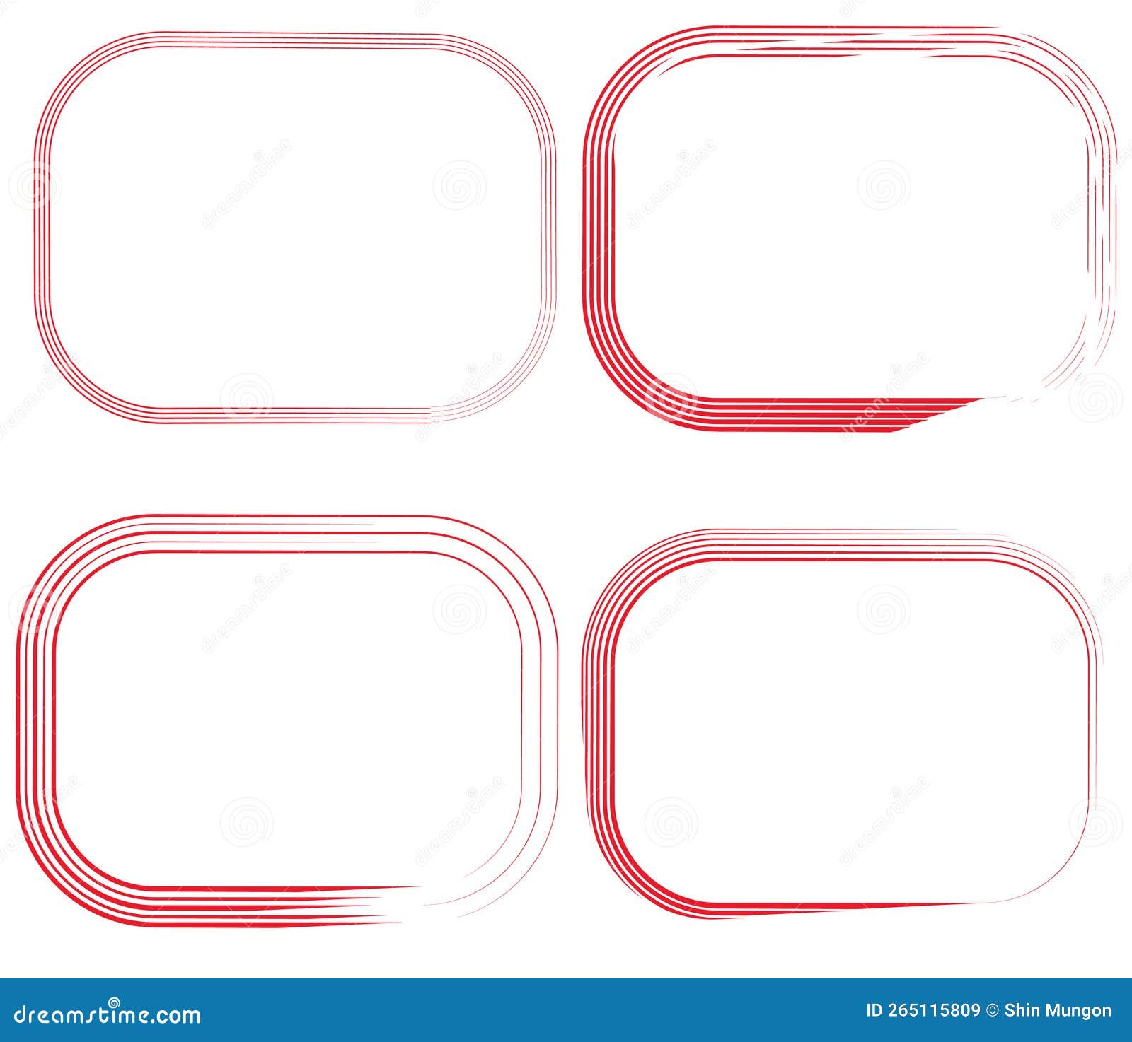 Picture Frame with Shapes and Frames Stock Illustration - Illustration ...