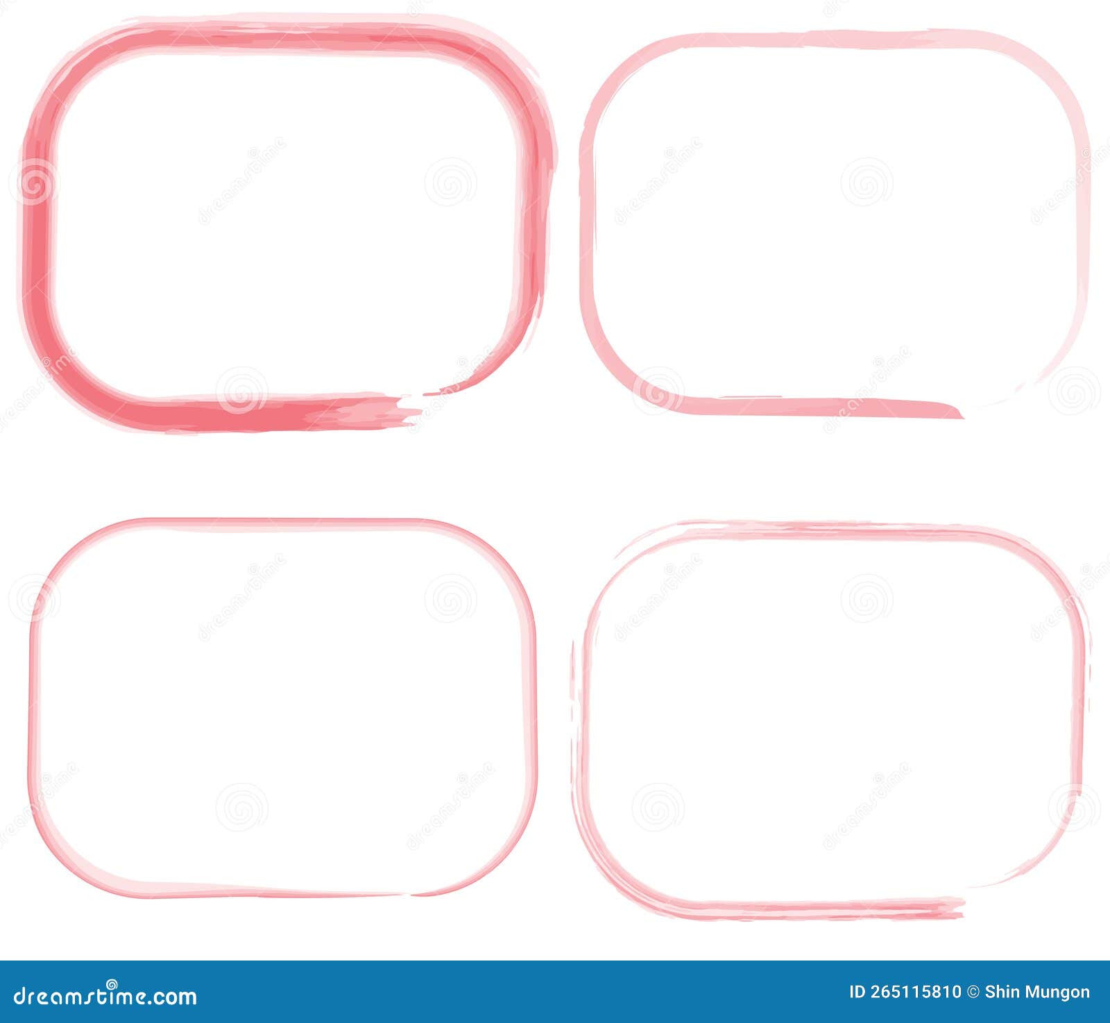 Picture Frame with Shapes and Frames Stock Illustration - Illustration ...