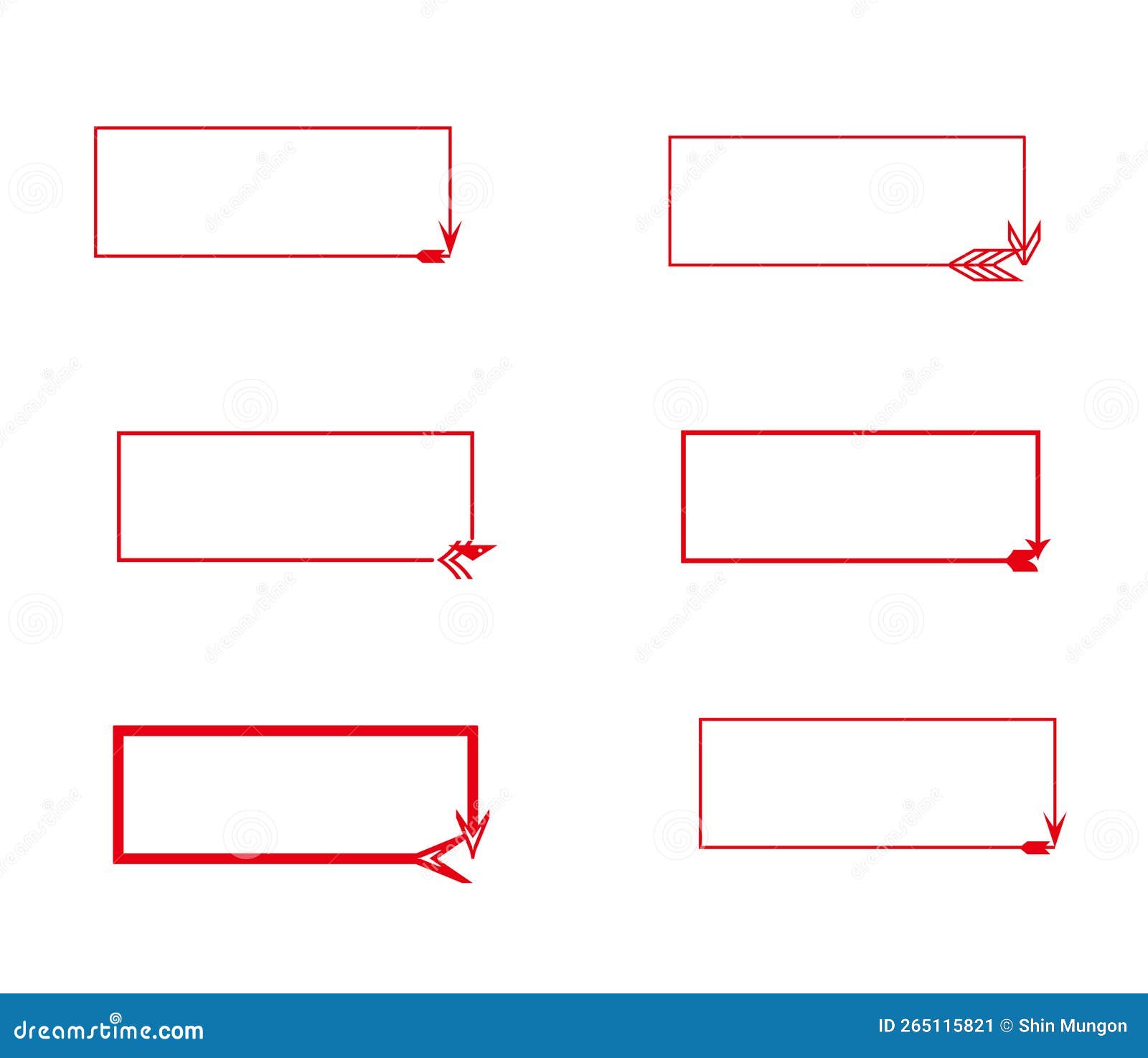 Picture Frame with Shapes and Frames Stock Illustration - Illustration ...