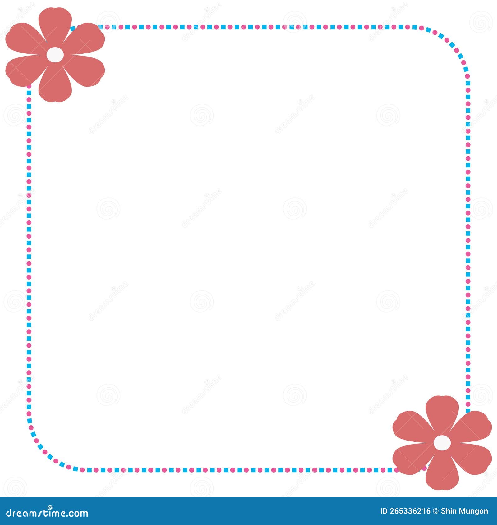 Picture Frame with Shapes and Frames Stock Illustration - Illustration ...