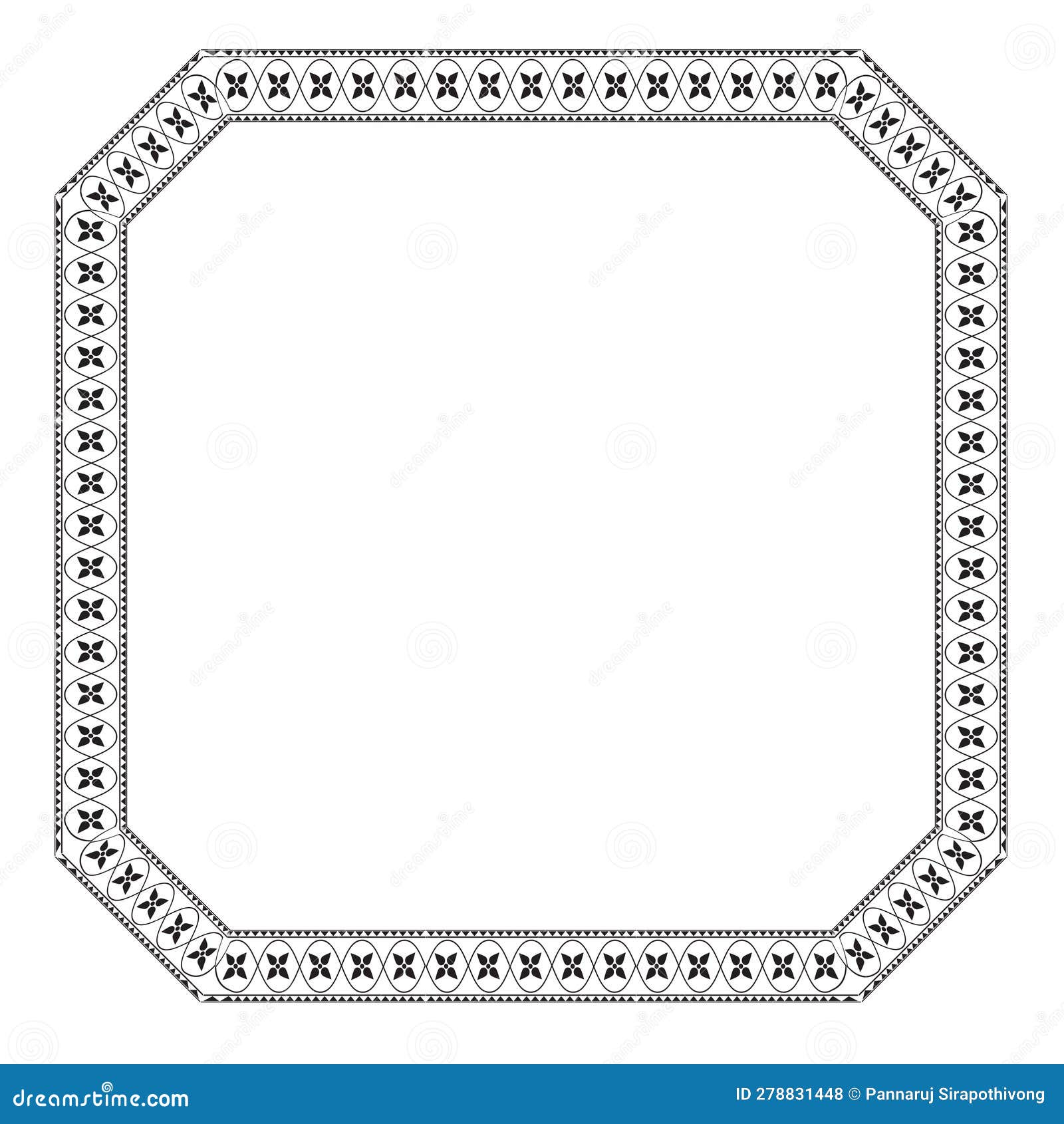 Picture Frame Square Emerald Stock Vector - Illustration of pressed ...