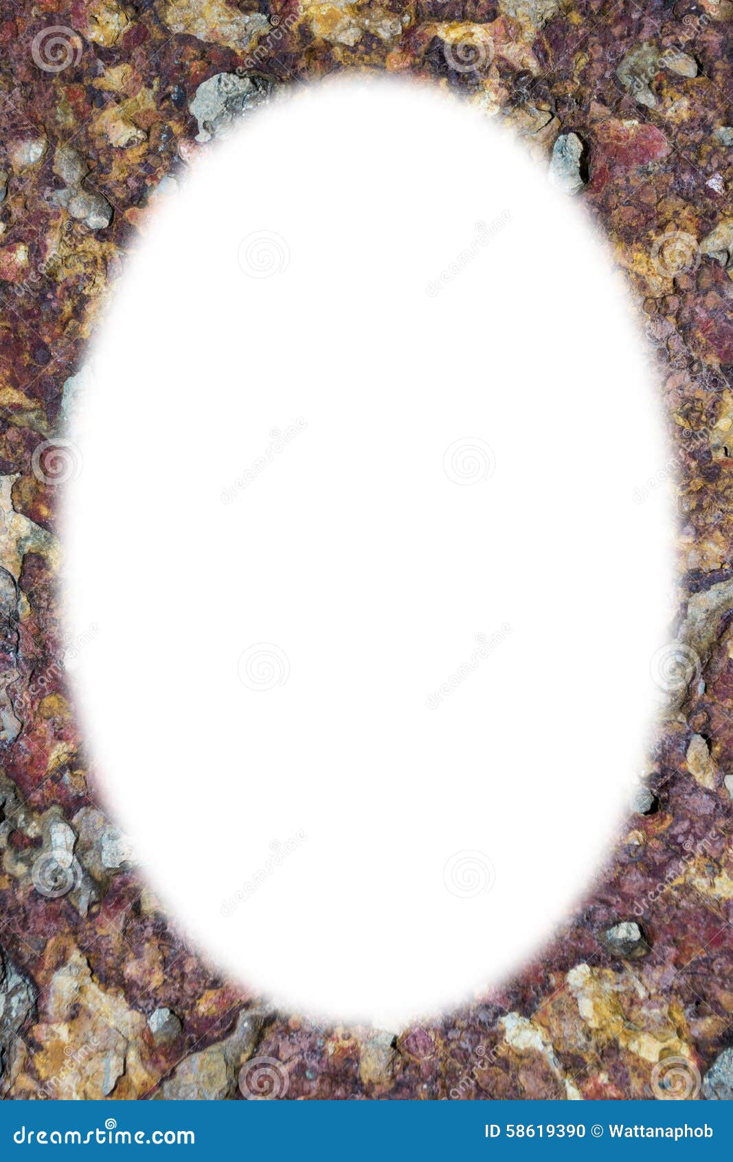 Picture Frame Stone Wall Texture Background. Stock Photo - Image of ...