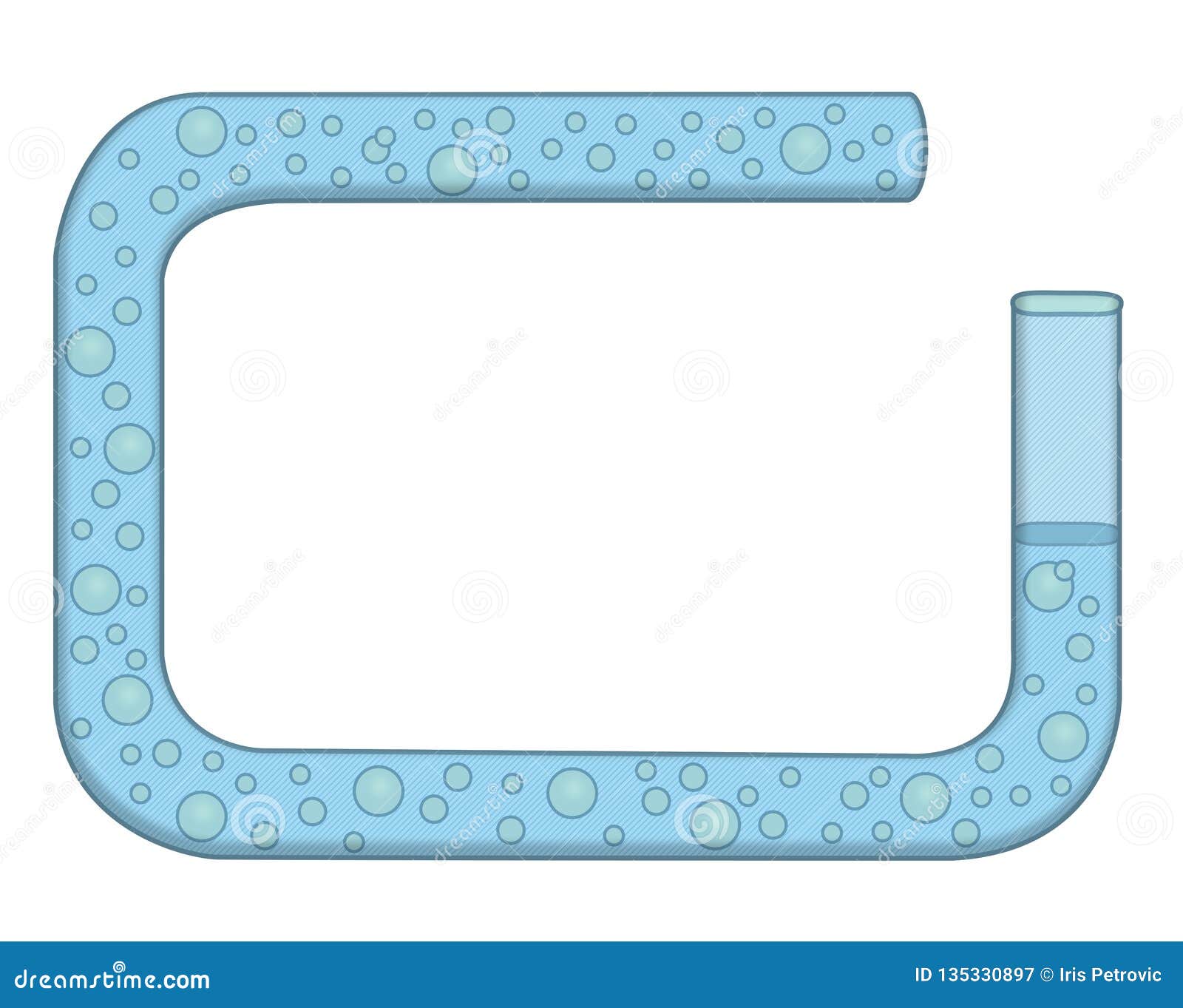 Frame - test tube stock illustration. Illustration of looking - 135330897