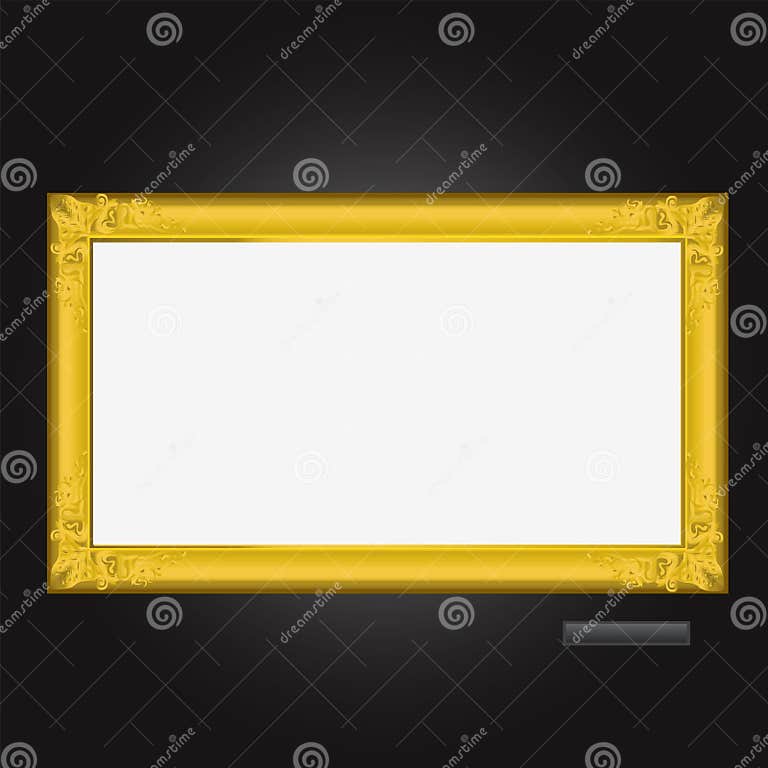 Picture frame vector 1 stock vector. Illustration of ornate - 4469990