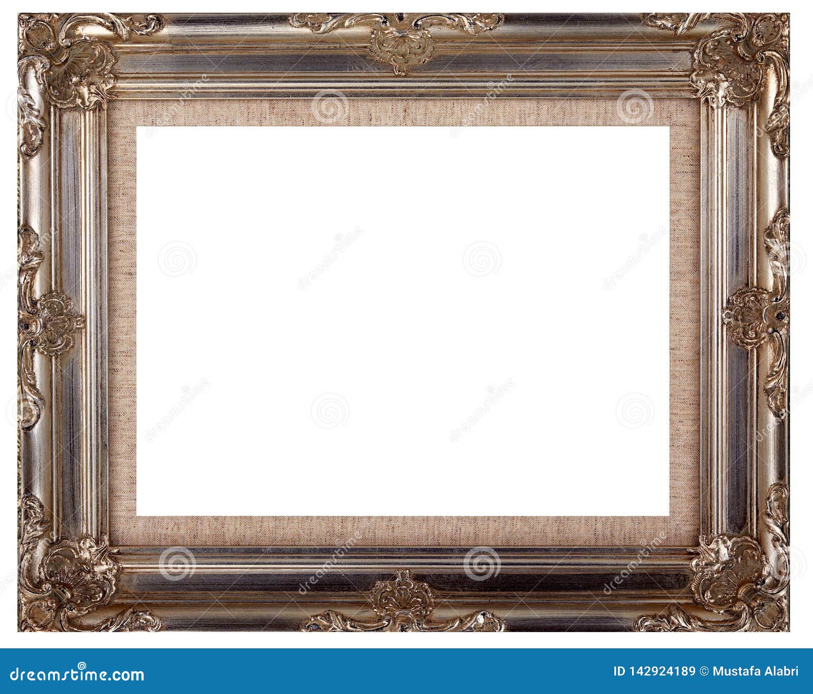 Picture Frame and White Background Stock Image - Image of summer ...