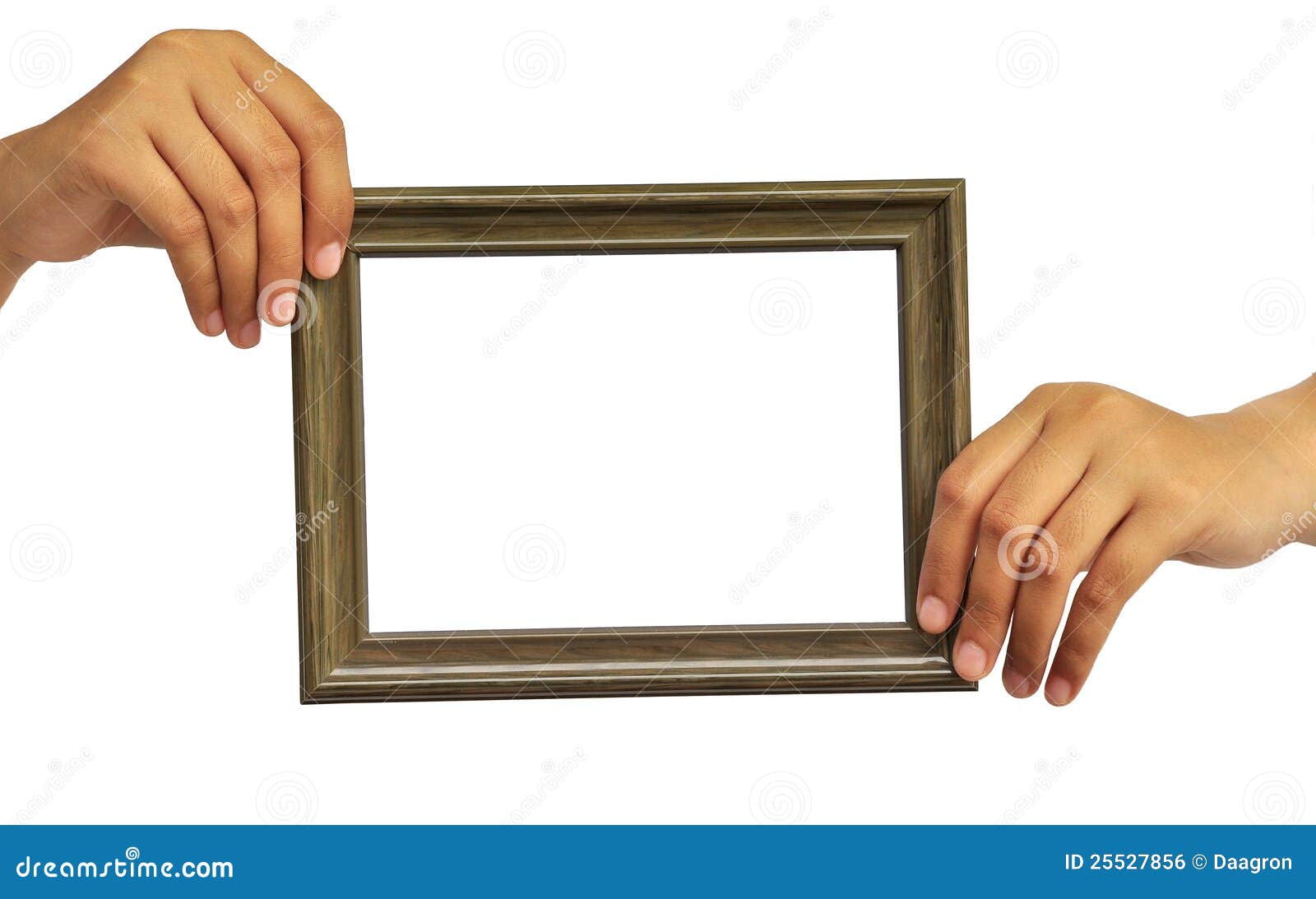Picture Frame in Woman Hand Stock Photo - Image of idea, hand: 25527856