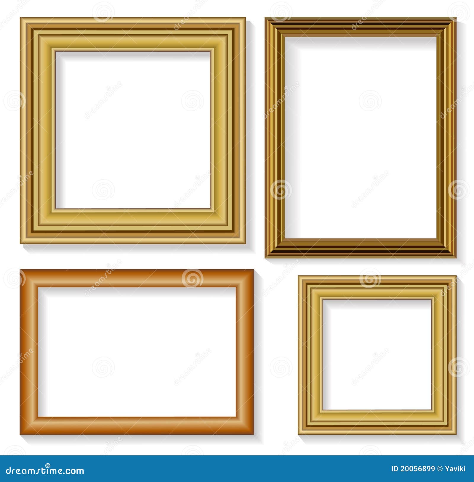 Picture frames stock vector. Illustration of photograph - 20056899
