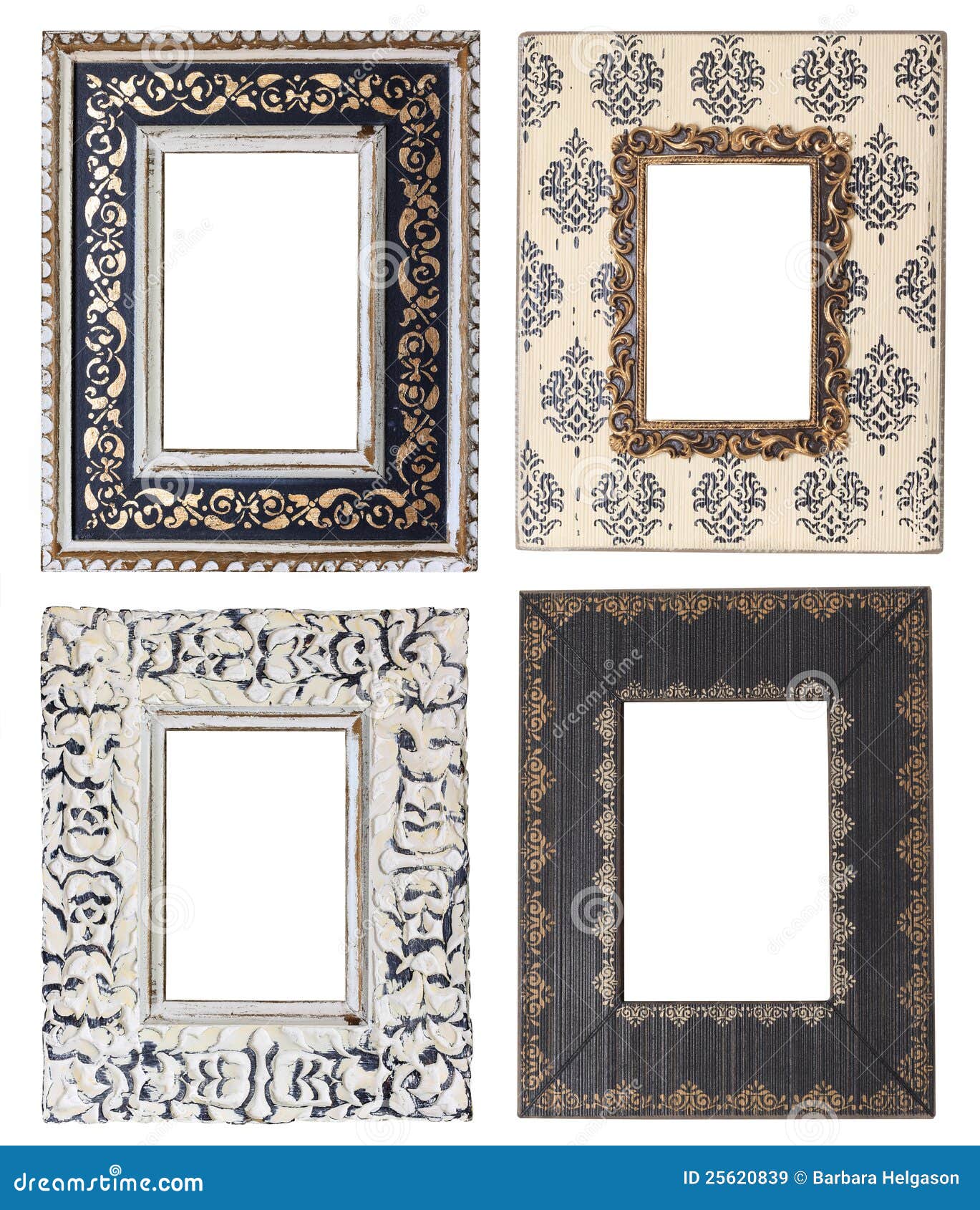 Picture frames stock image. Image of framework, white - 25620839