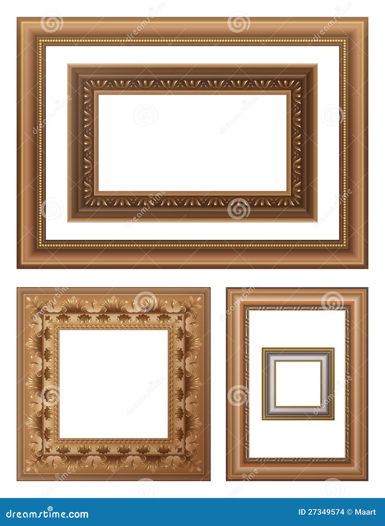 Picture frames stock illustration. Illustration of pattern - 27349574